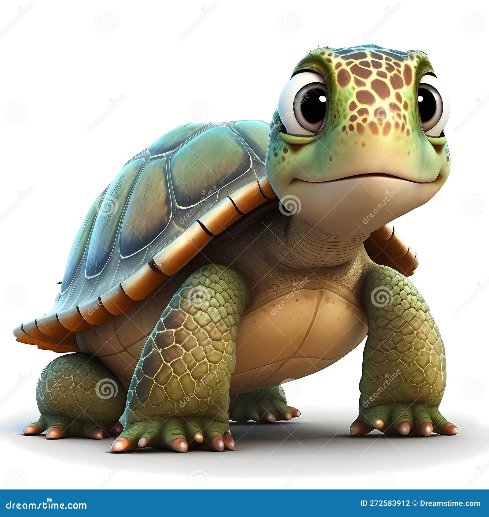 Funny Cute Turtle. Generative AI Stock Photo - Image of ocean ...