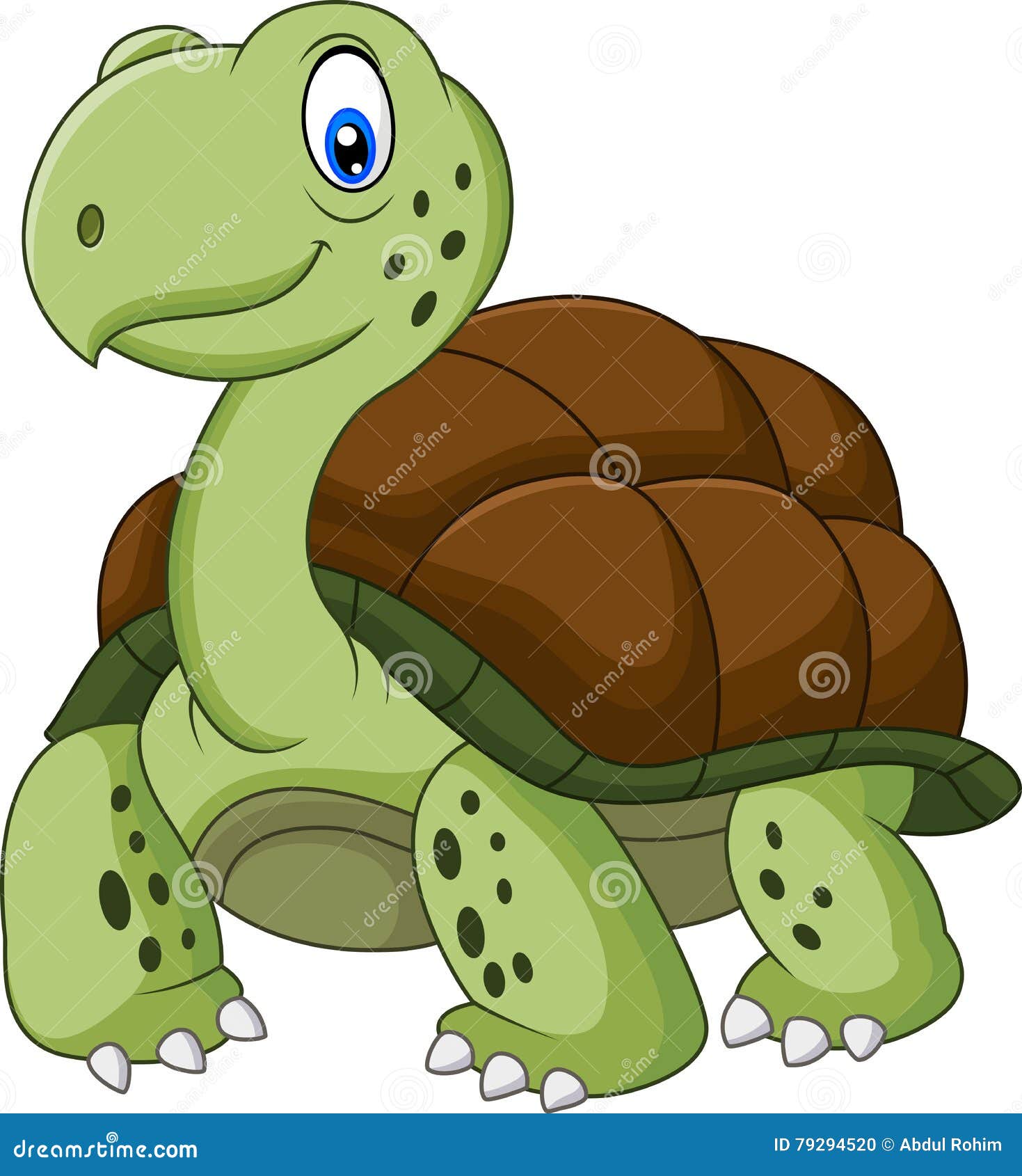 Funny turtle cartoon stock vector. Illustration of render - 79294520