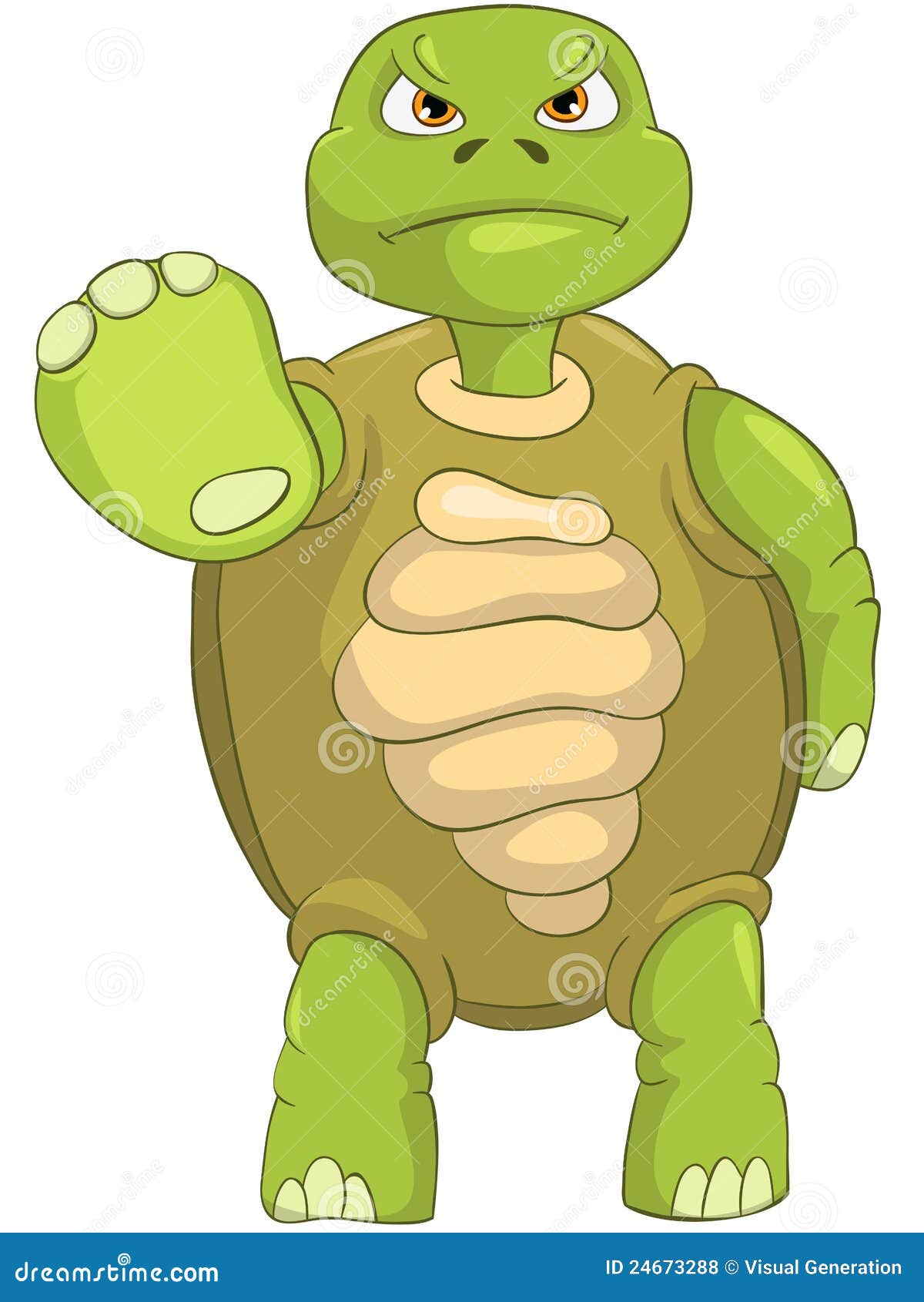 Turtle Stop Ocean Plastic Pollution Concept Vector Illustration ...