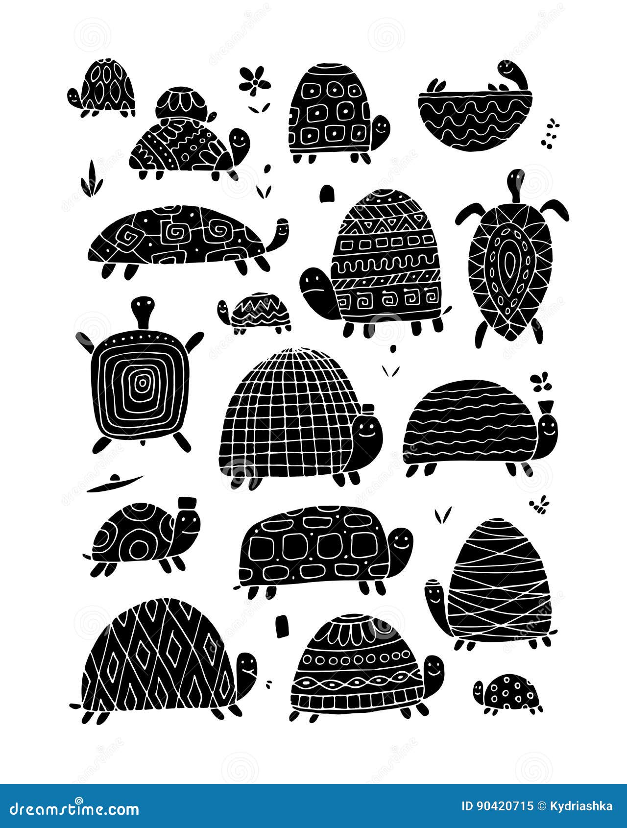 Turtles Collection, Chinemys Reevesii, Emys Orbicularis, Chelonoidis ...