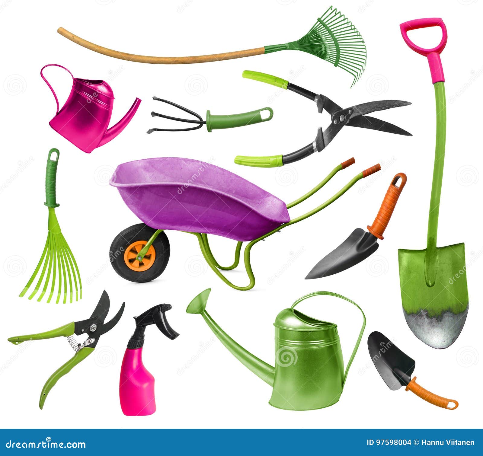 Funny Twisted Gardening Tools Stock Photo - Image of garden, twisted ...