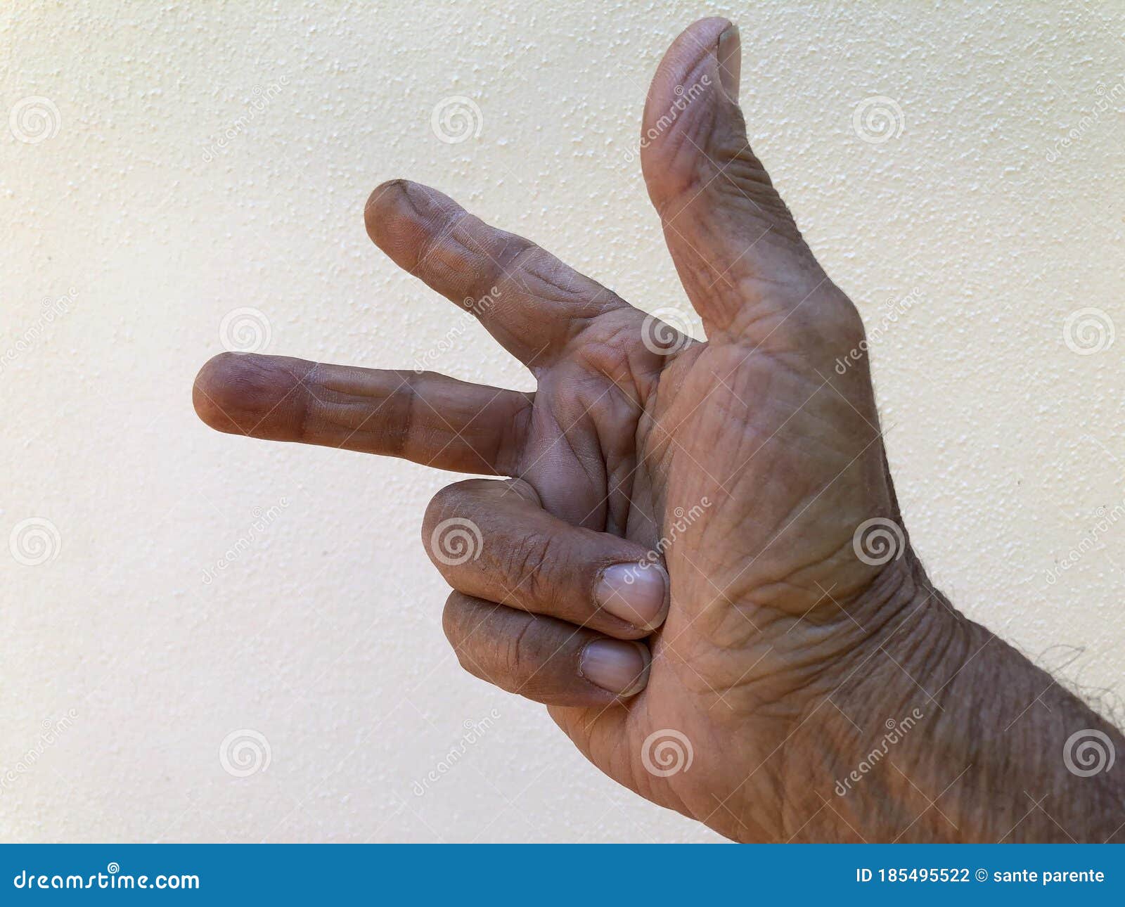 Typical Italian Hand Gestures for Communication Stock Photo - Image of ...