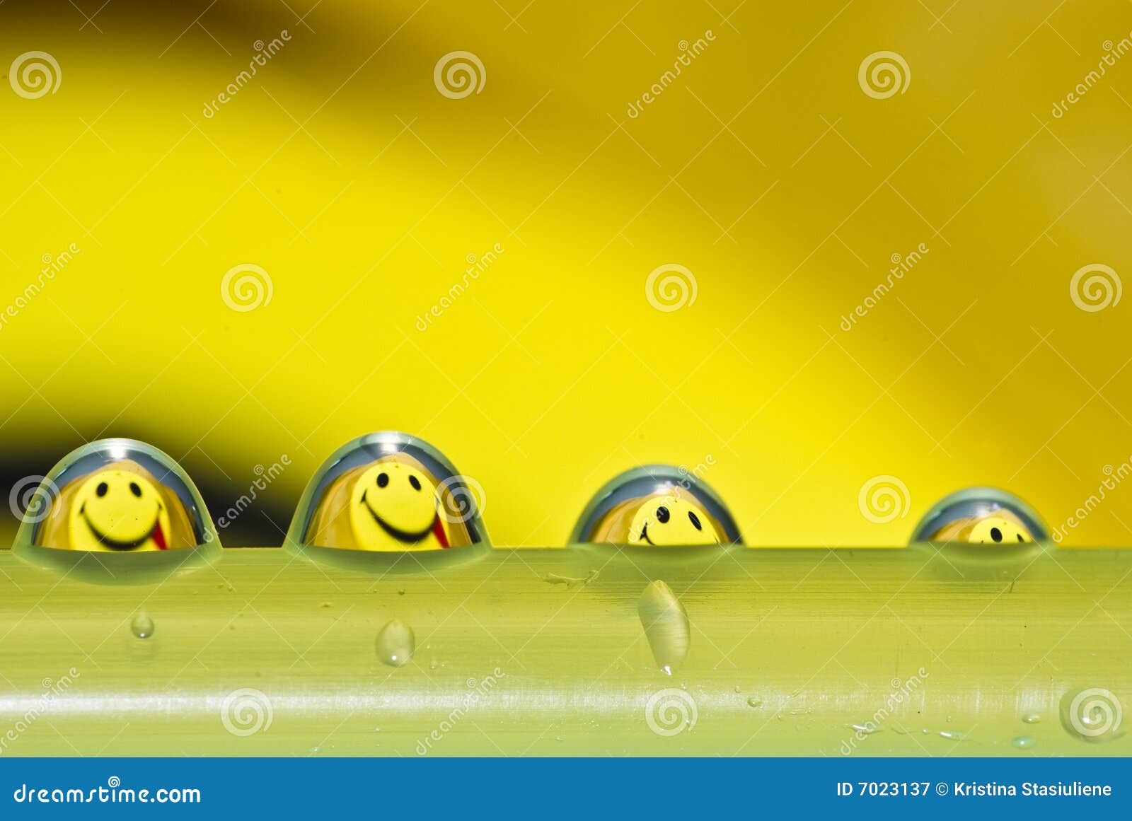 Funny water drops stock image. Image of smiling, water - 7023137