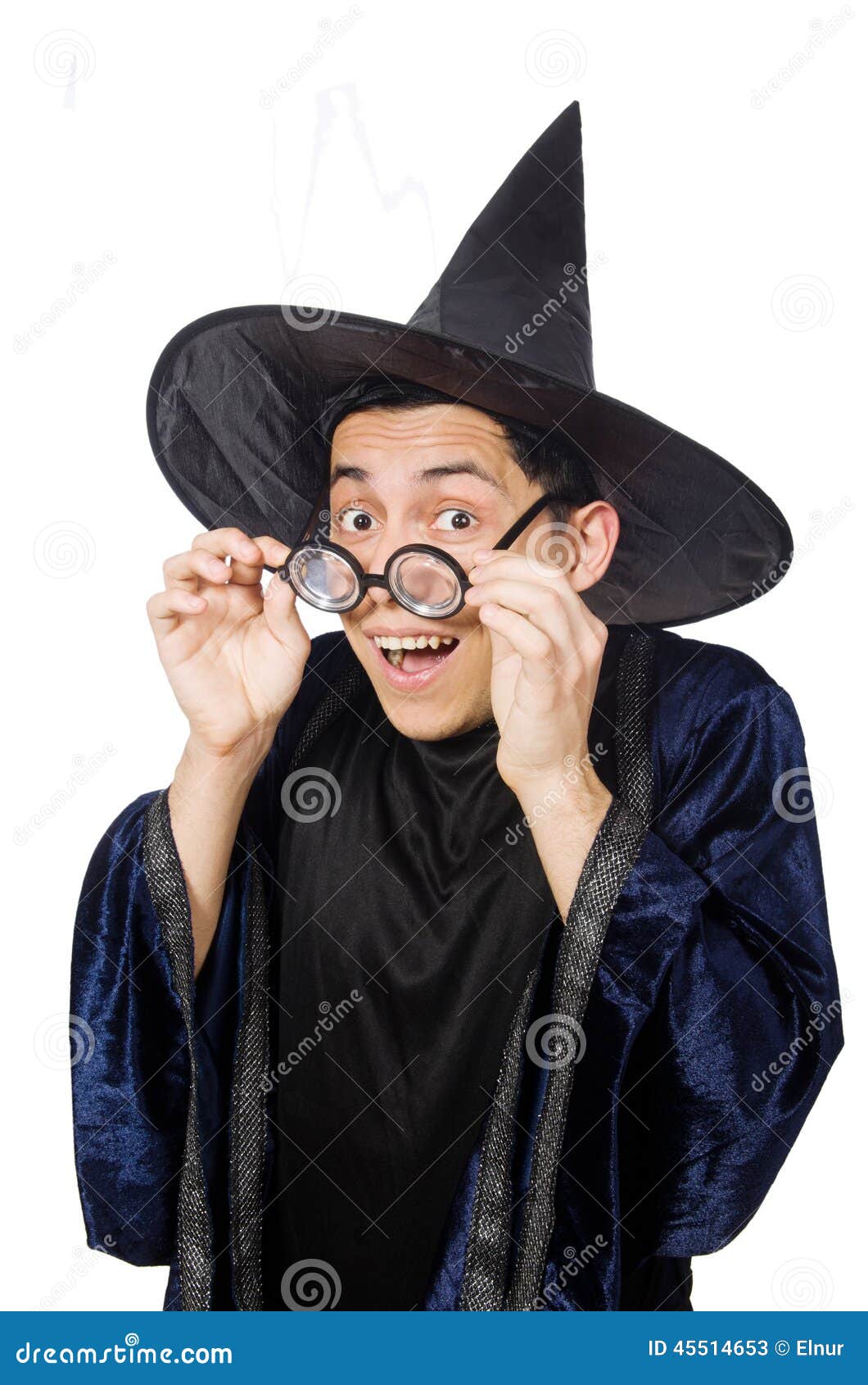 Funny wise wizard isolated stock image. Image of funny - 45514653