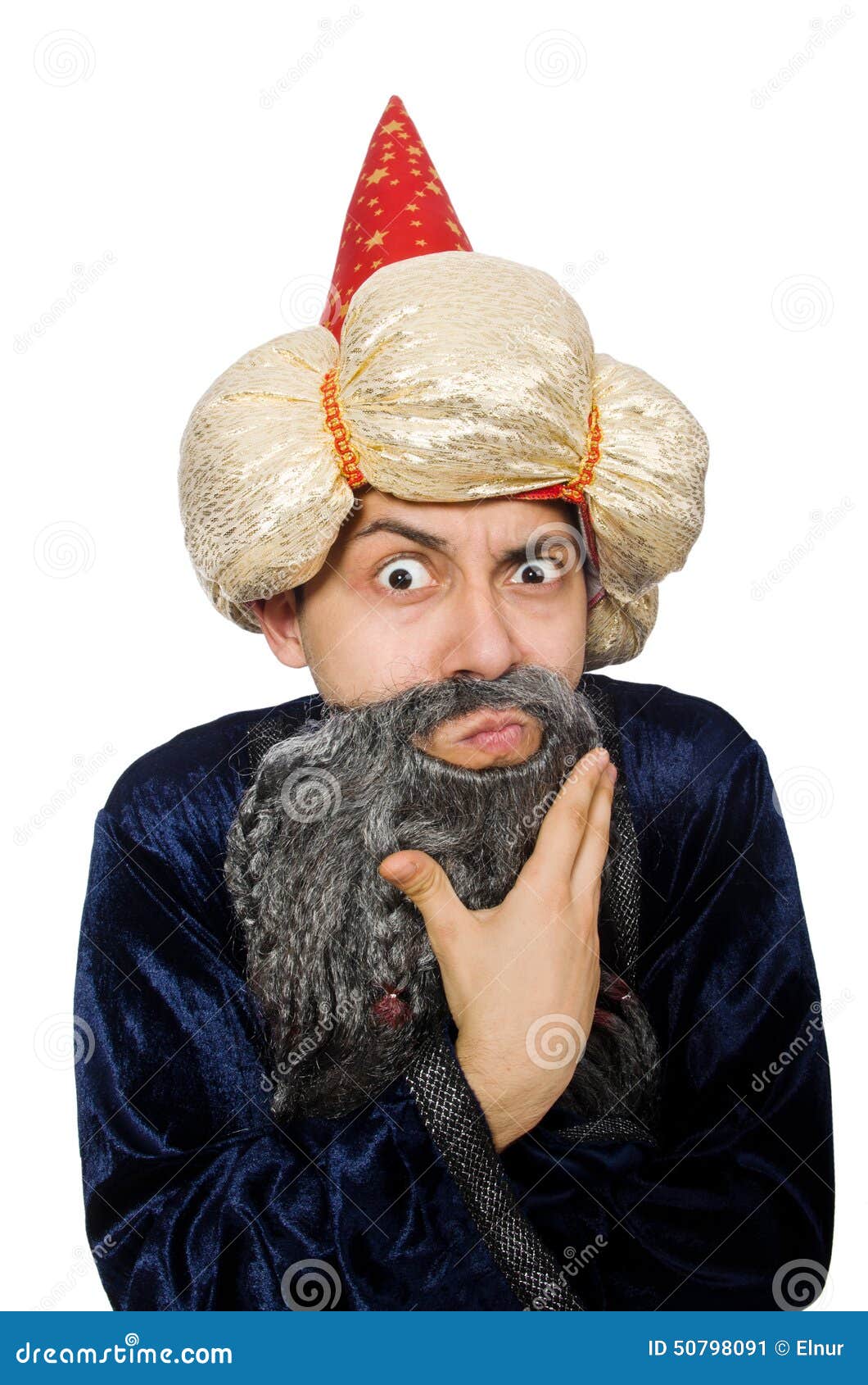 Funny wise wizard stock image. Image of magus, human - 50798091
