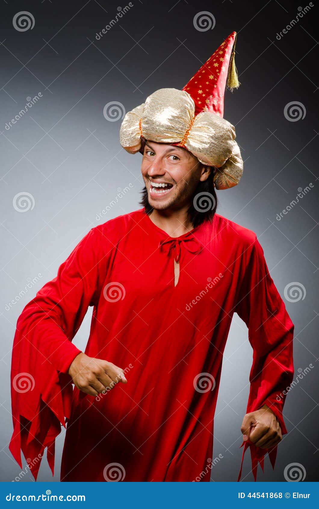 Funny wizard wearing stock photo. Image of magic, halloween - 44541868