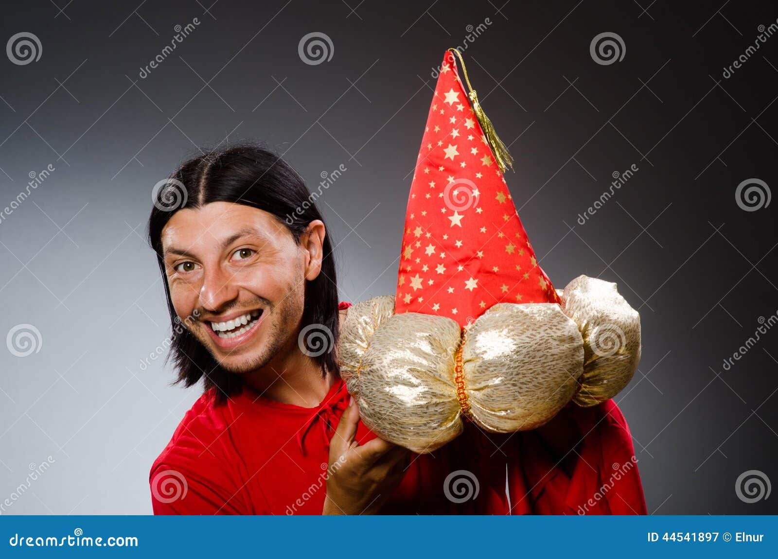 Funny Wizard Wearing Royalty-Free Stock Image | CartoonDealer.com #45053746