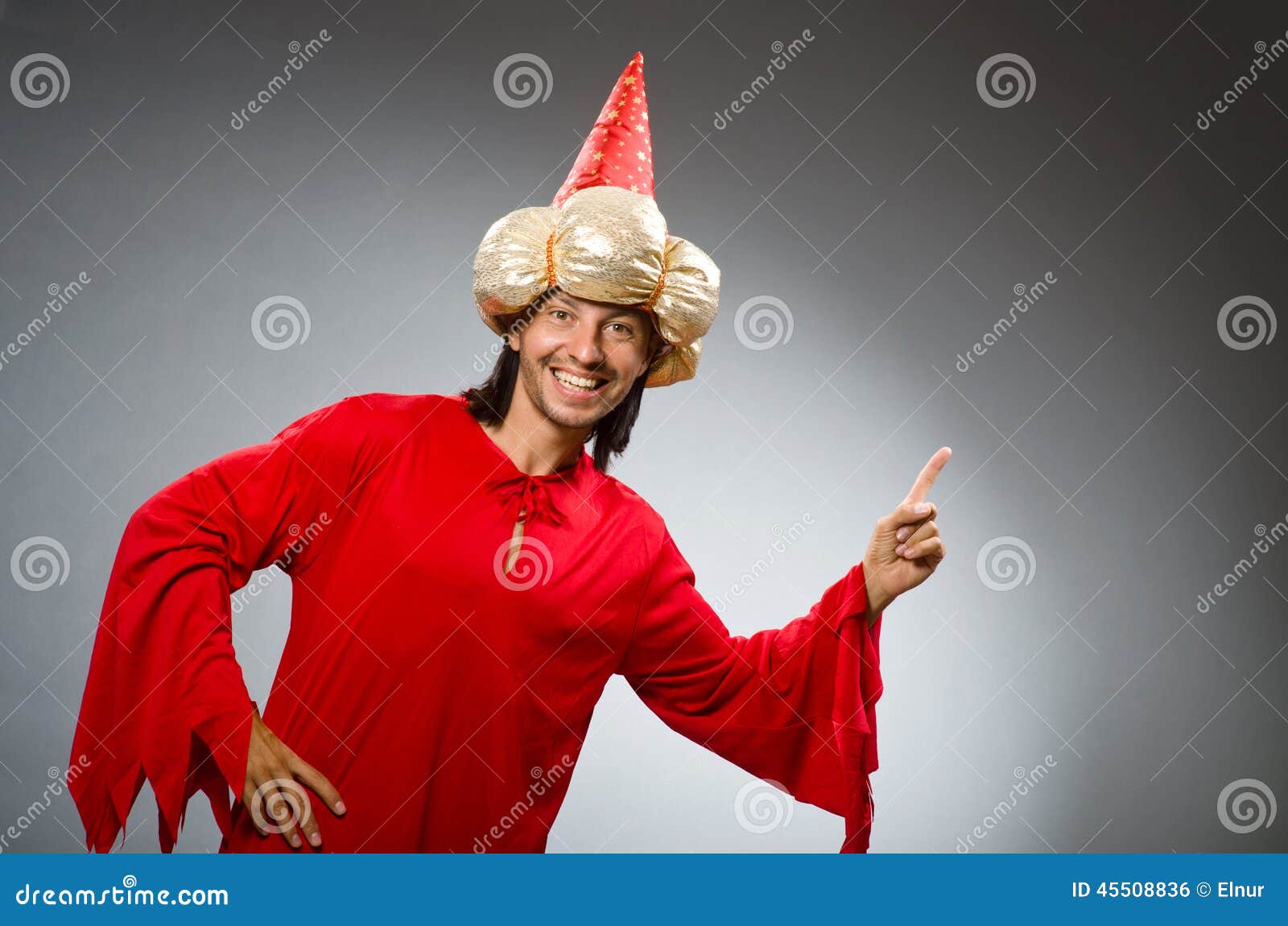 Funny wizard wearing stock photo. Image of humorous, magical - 45508836