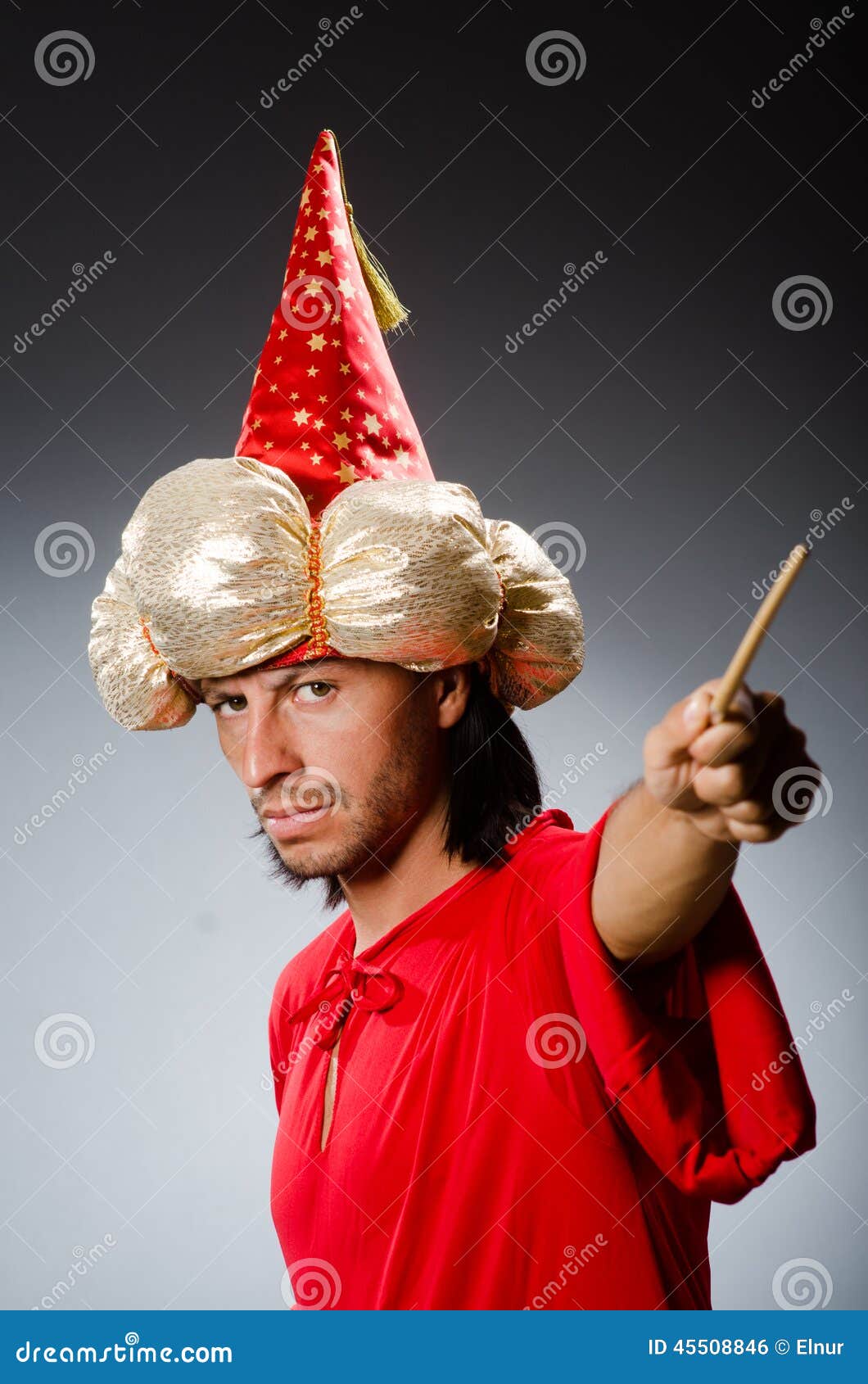 Funny wizard wearing stock photo. Image of evil, humor - 45508846