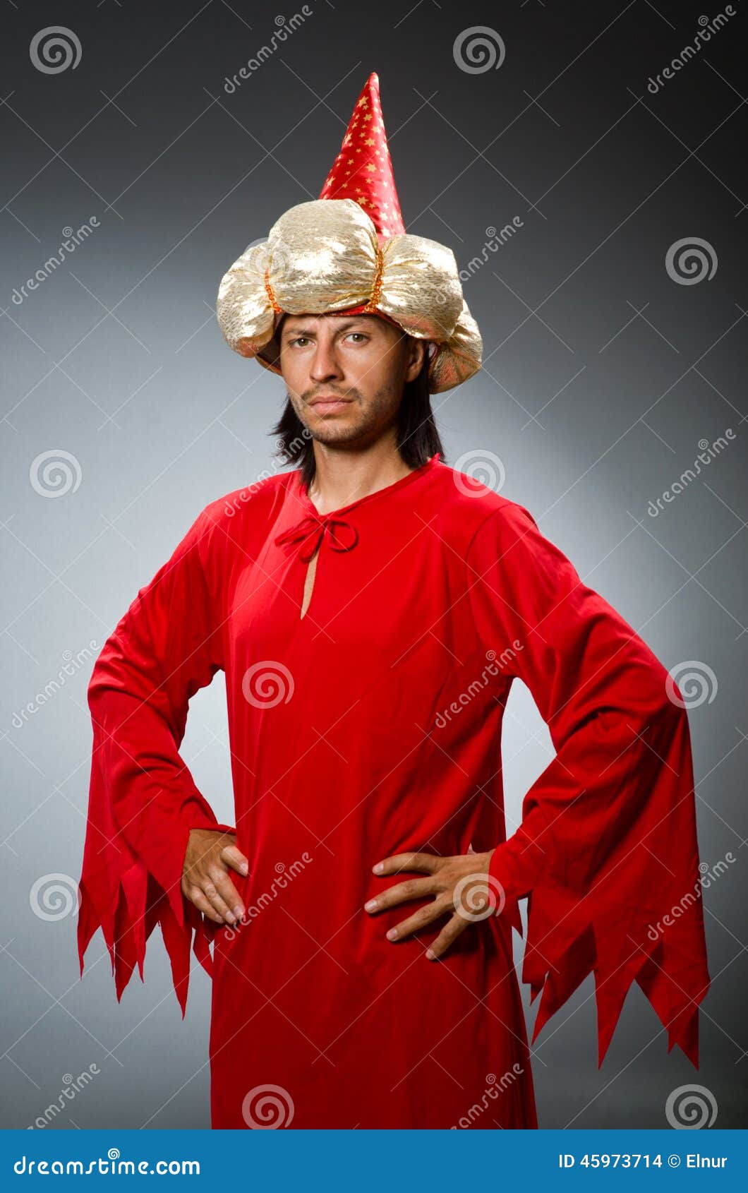 Funny wizard wearing stock photo. Image of humorous, magic - 45973714