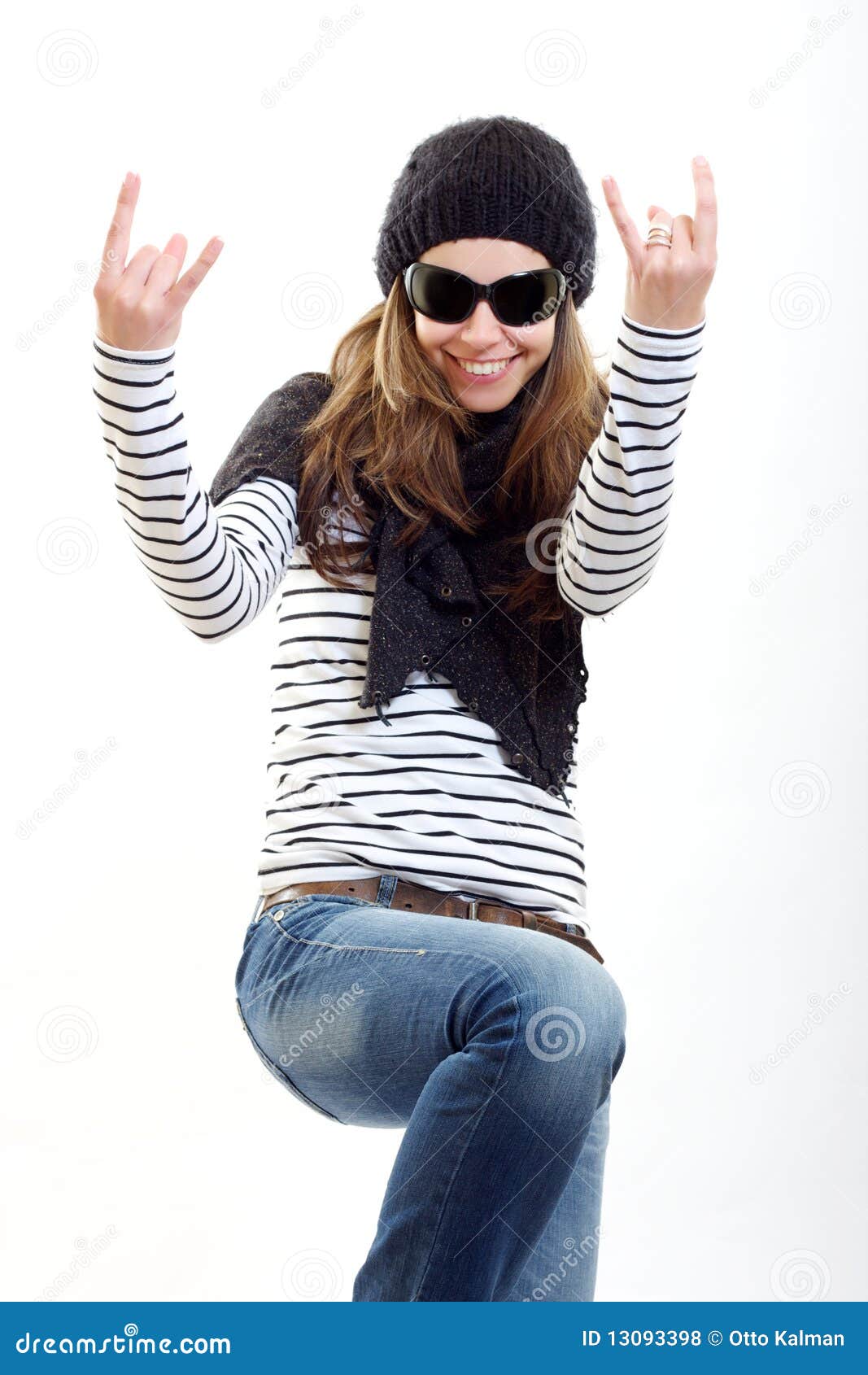 Funny woman stock photo. Image of season, isolated, hair - 13093398