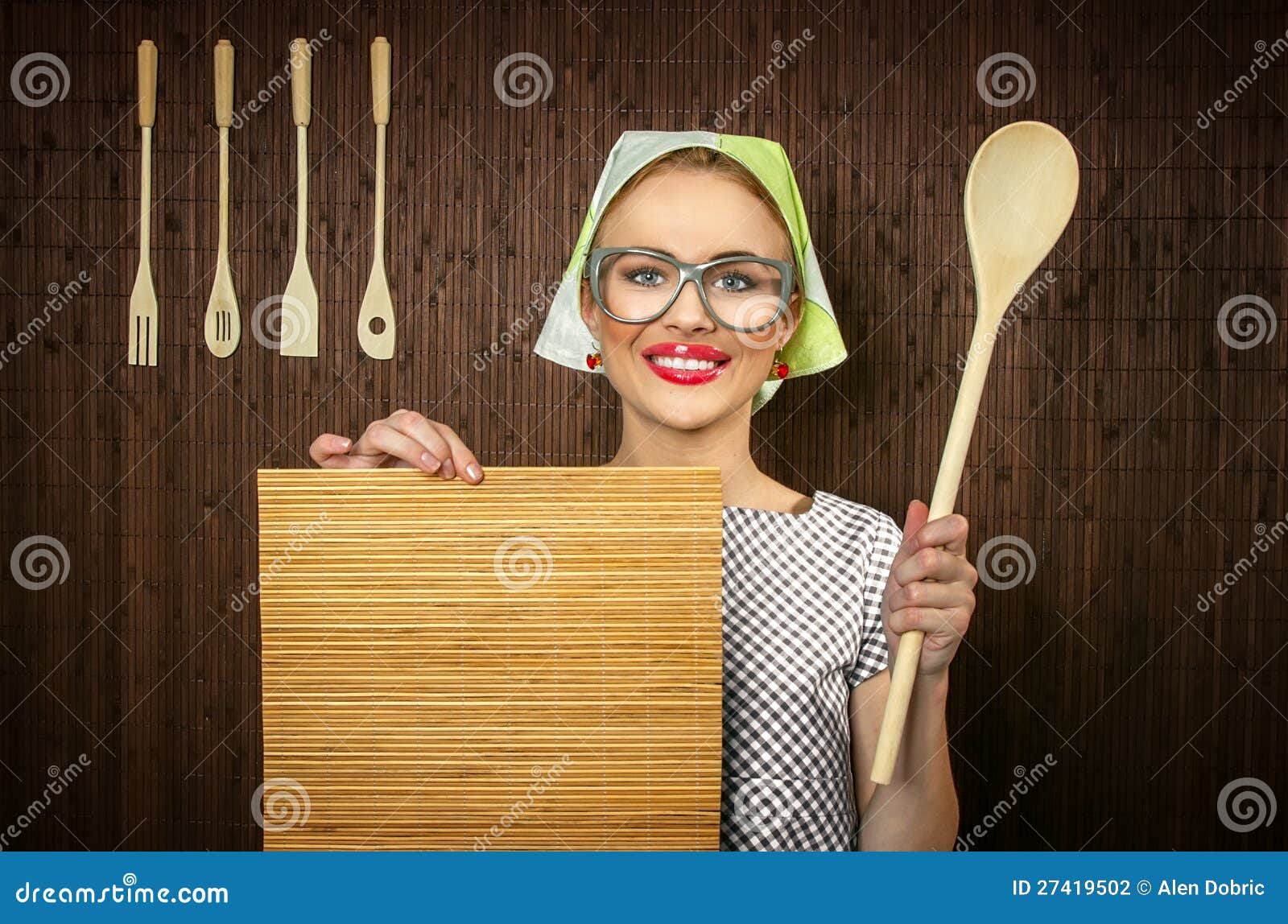 Funny woman cook stock photo. Image of happy, farmer - 27419502