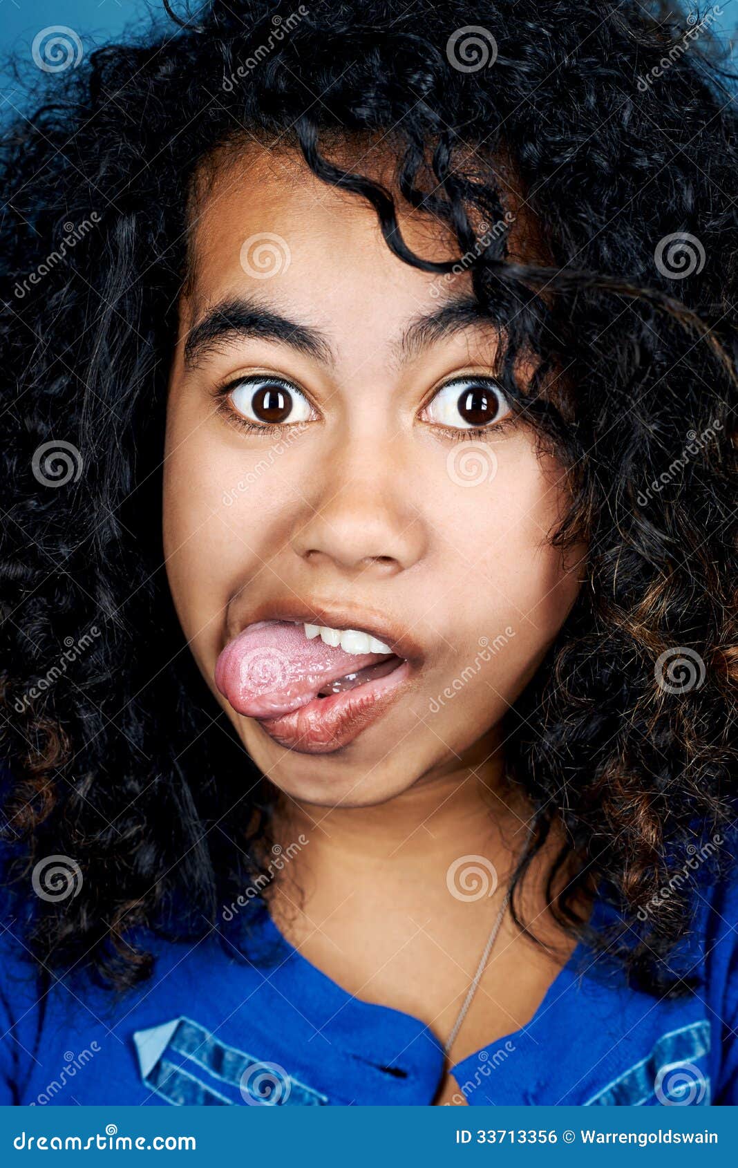 Funny woman face stock photo. Image of hilarious, closeup - 33713356