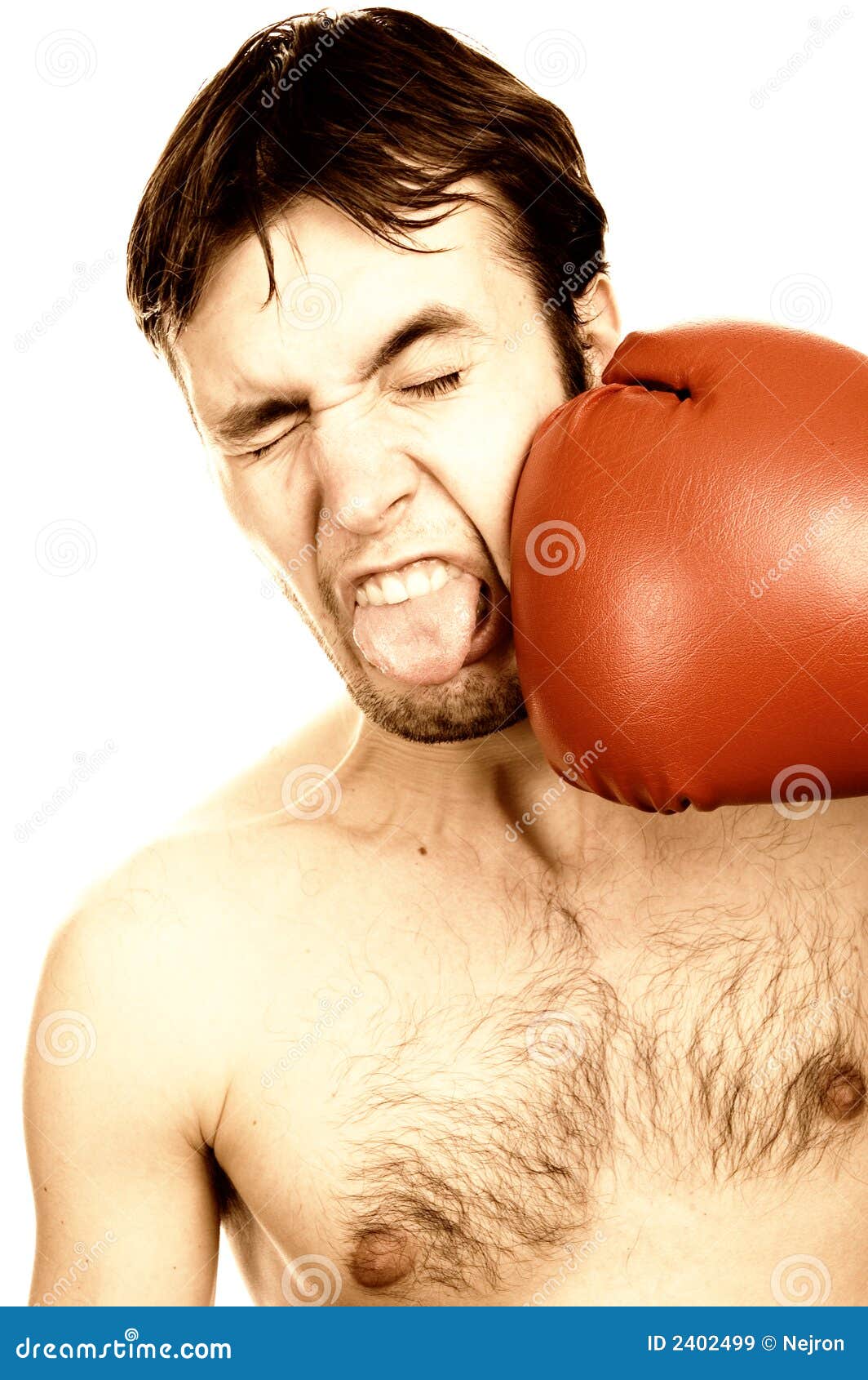 Funny young boxer stock image. Image of competition, contact - 2402499