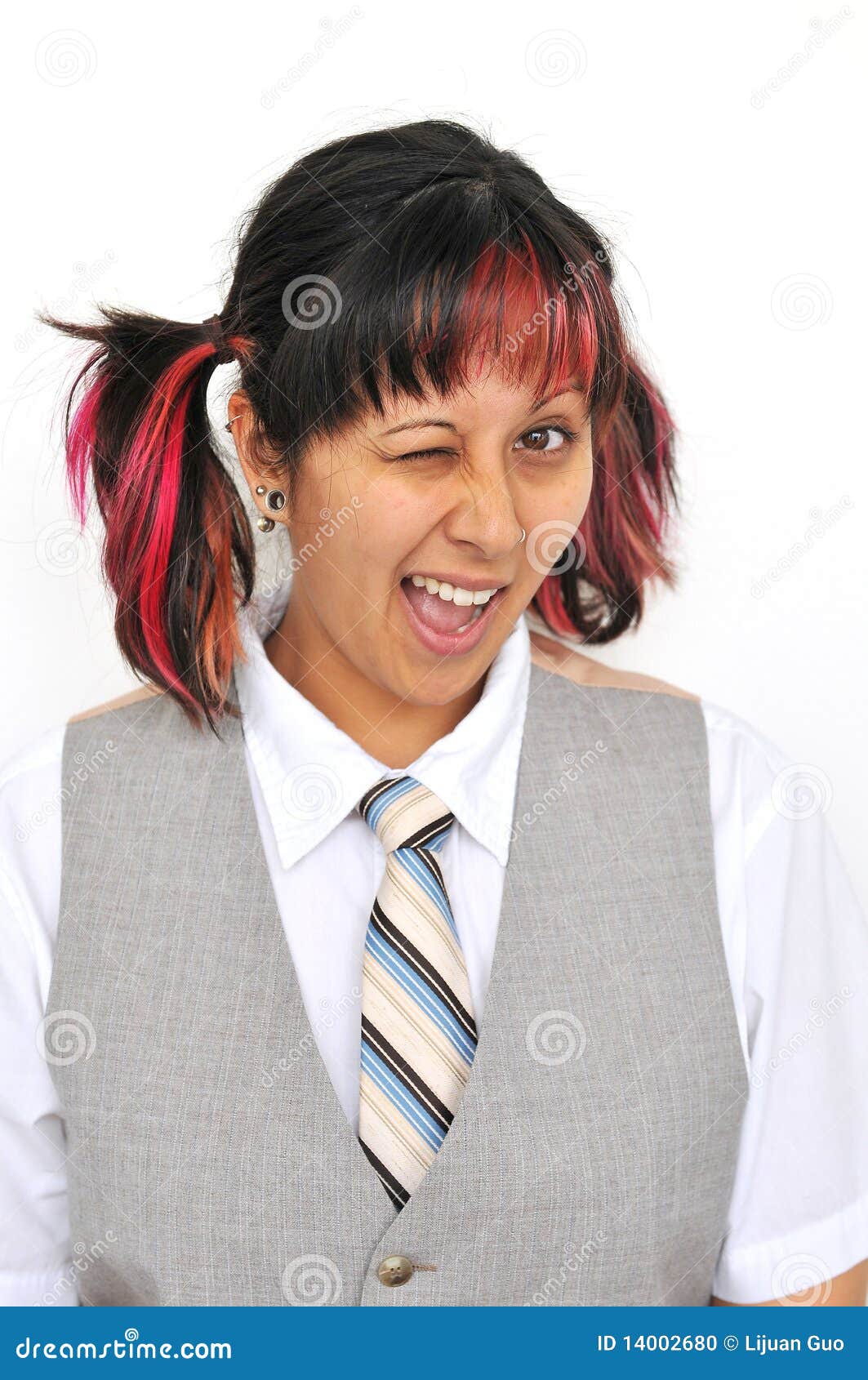 Funny Young Lady stock photo. Image of funny, girl, vivacious - 14002680