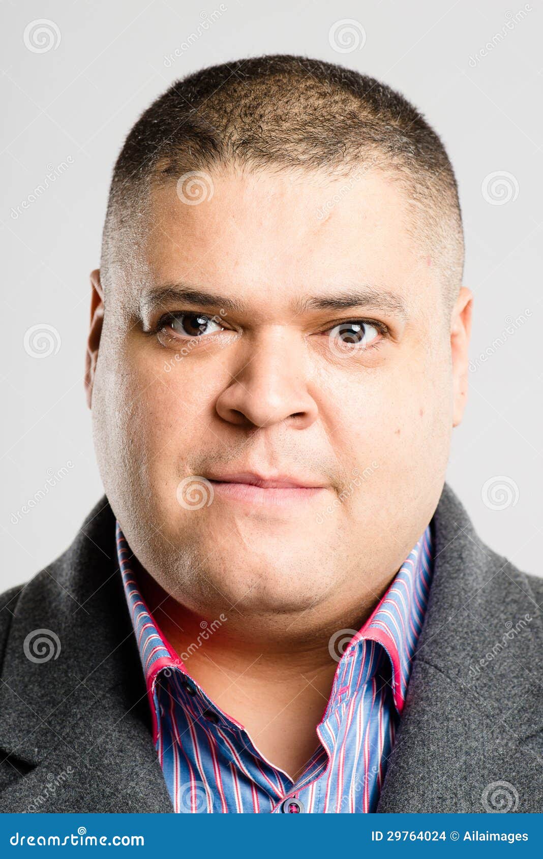 Serious Man Portrait Real People High Definition Grey Background Stock ...