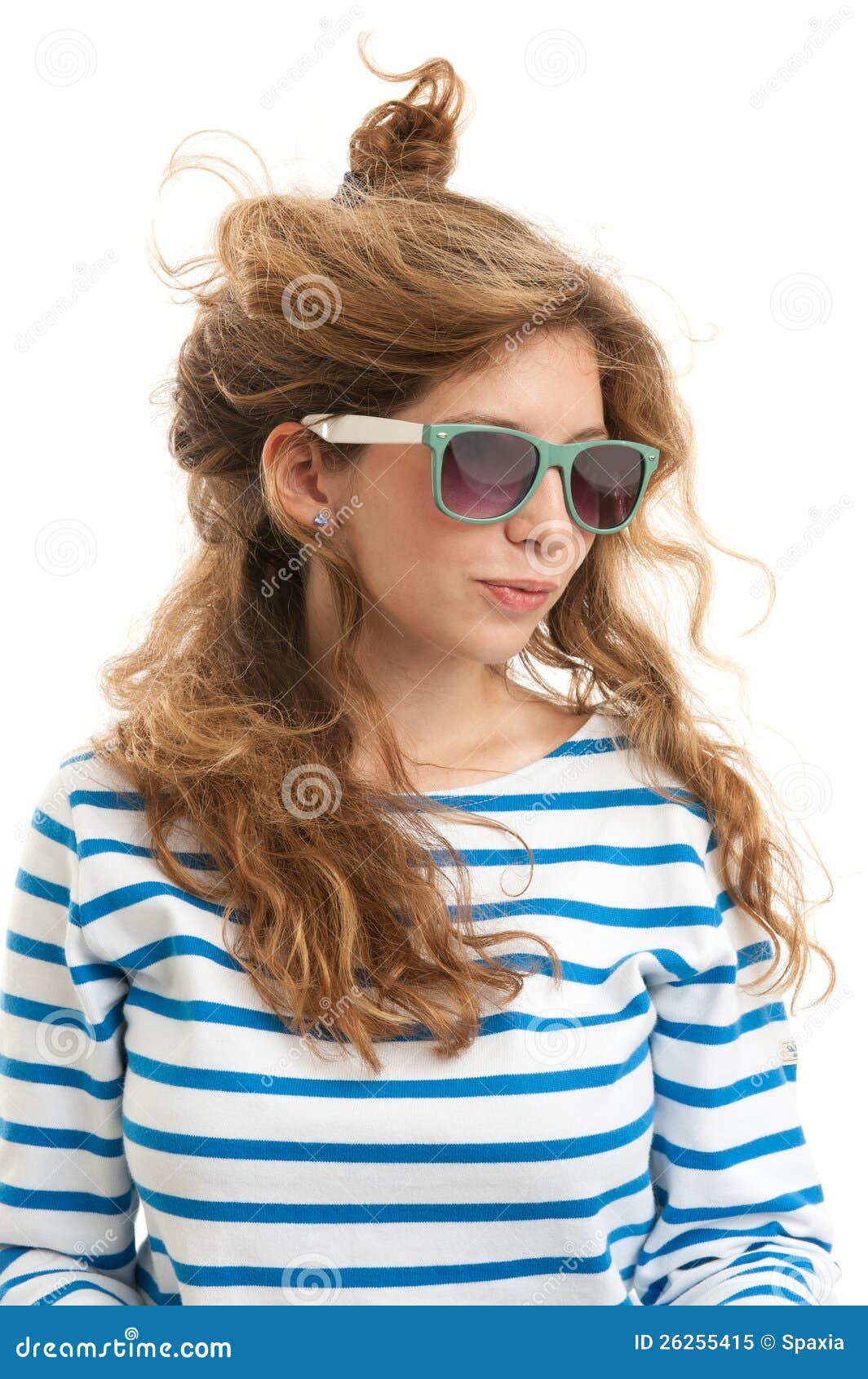 Funny young woman stock image. Image of face, cute, happiness - 26255415