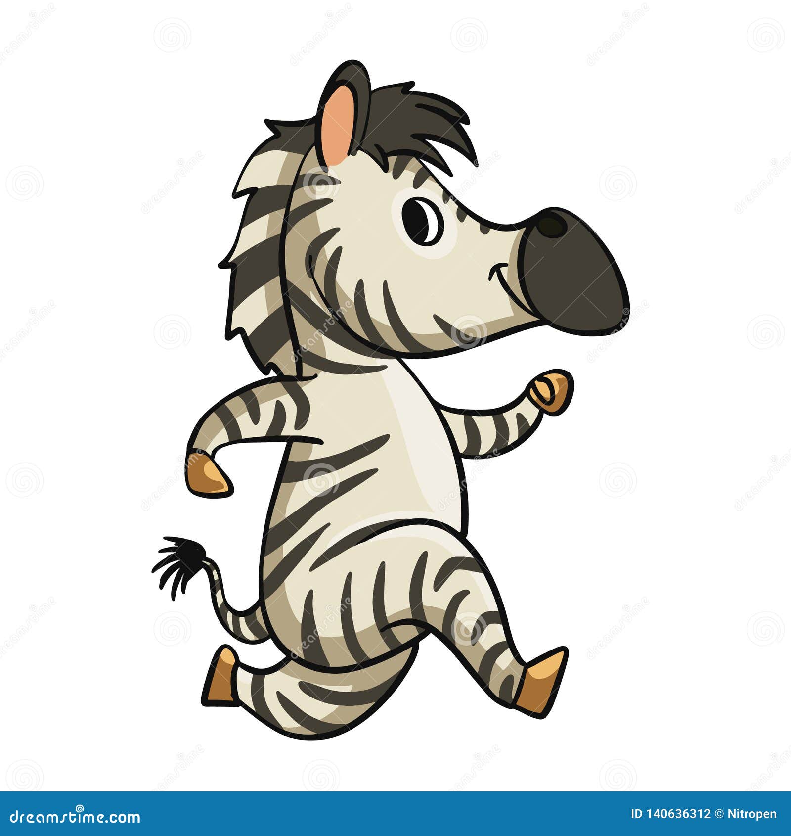 Funny Zebra Running Cartoon Stock Vector - Illustration of wild, animal ... Funny Zebra Running Cartoon Stock Vector - Illustration of wild, animal ...