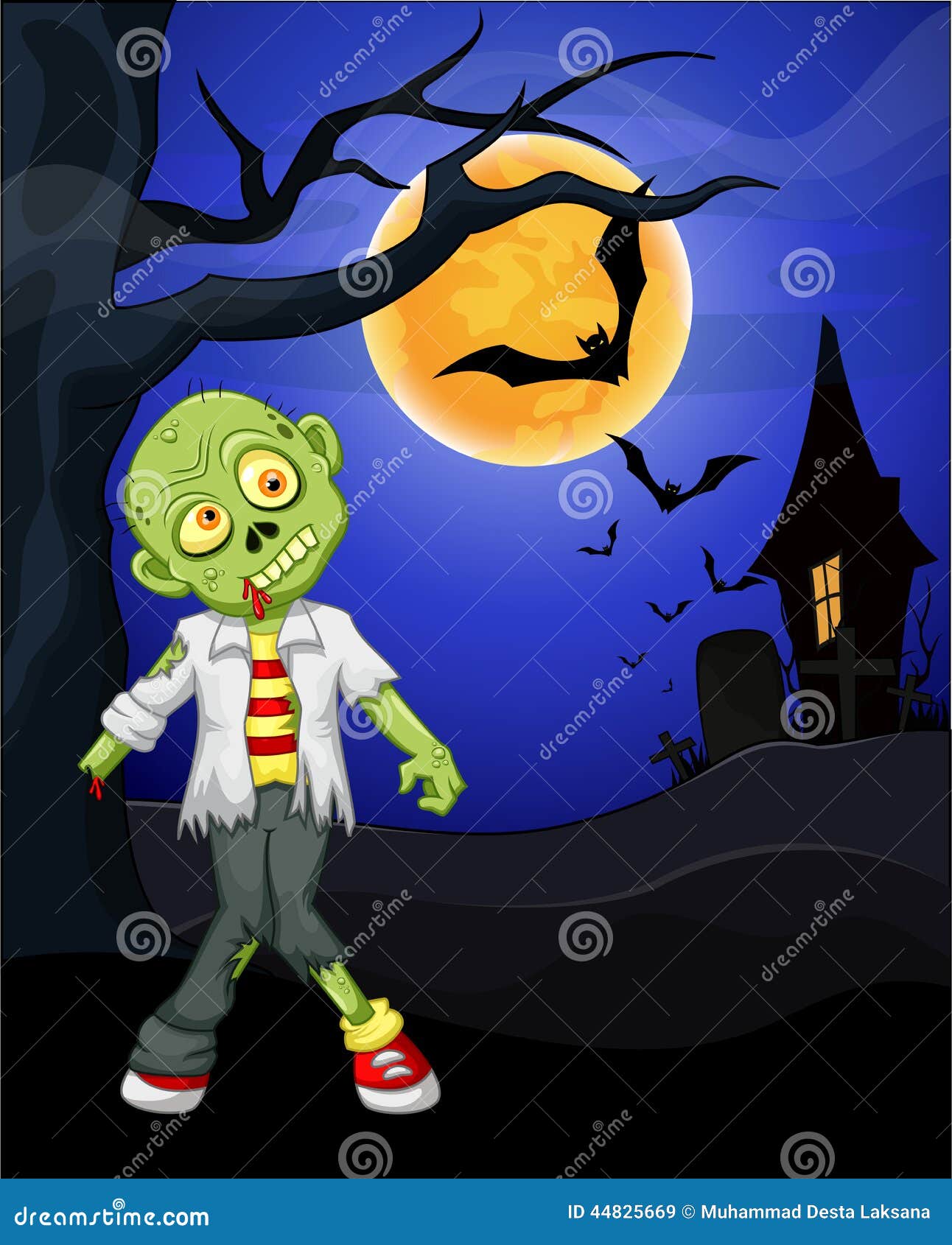 Funny Zombie Cartoon Royalty-Free Stock Photography | CartoonDealer.com ...