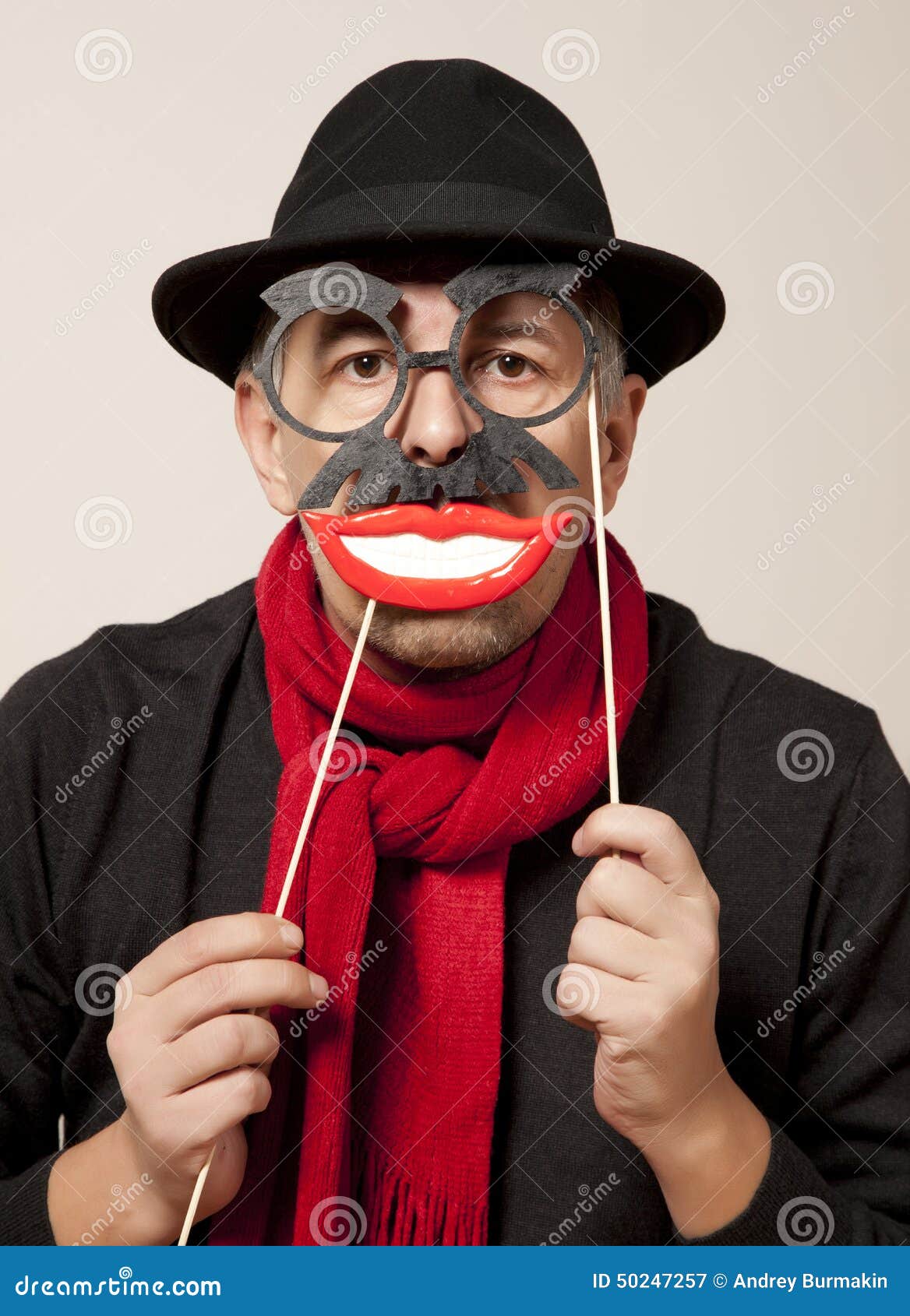 Funnyman stockbild. Bild von humorist, weinlese, mann - 50247257