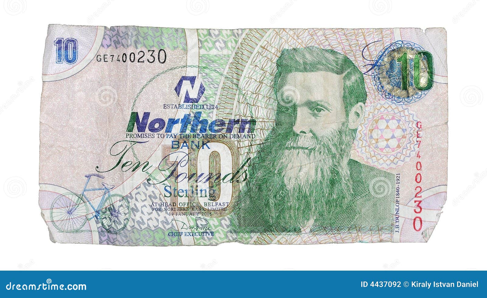 Funt irlandzki zdjęcie stock. Obraz złożonej z funt, sprzedażny - 4437092