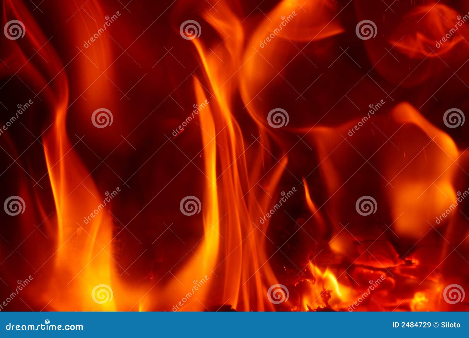 Fuoco immagine stock. Immagine di incandescente, estratto - 2484729