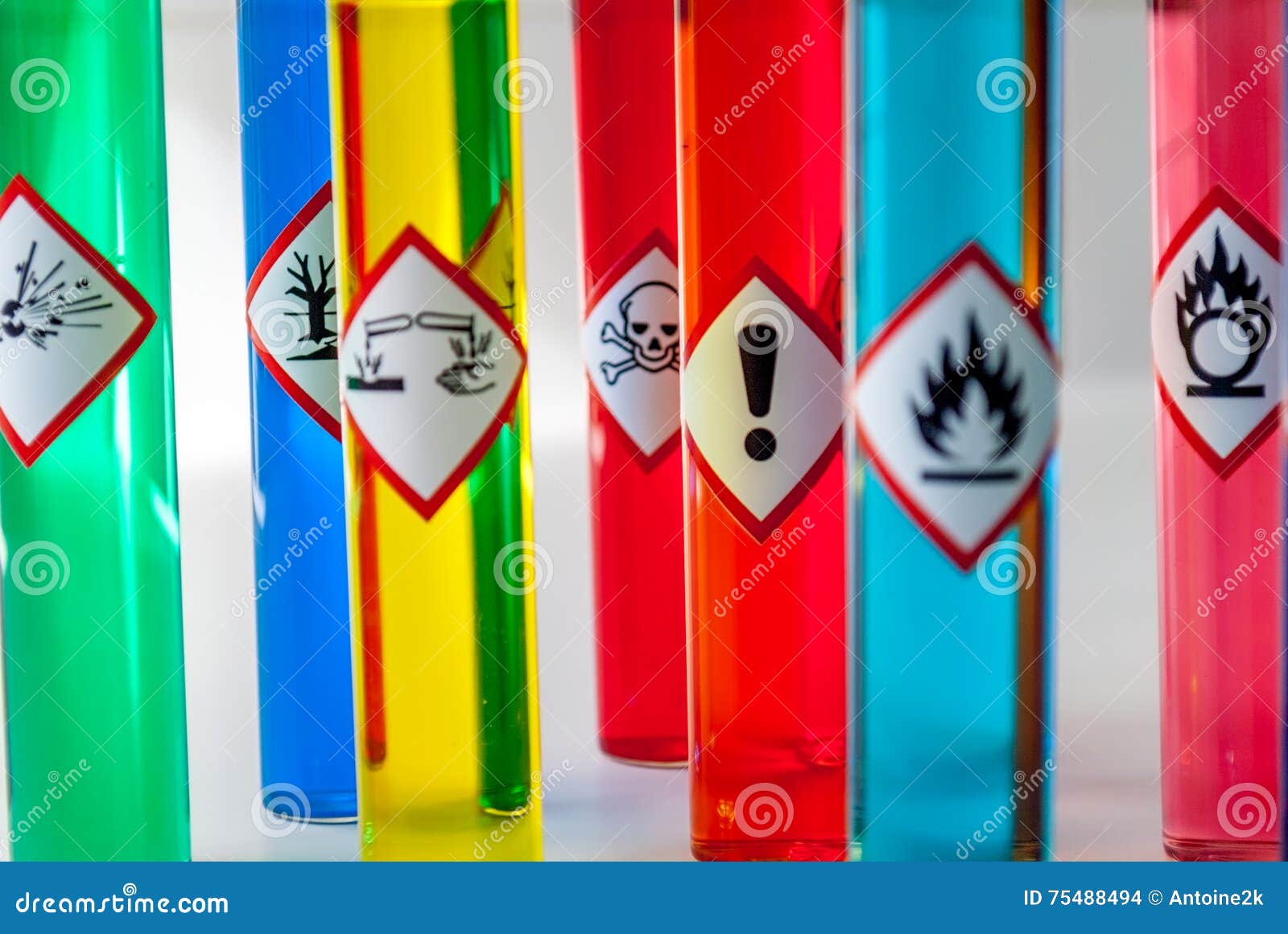 Fuoco Chimico Di Rischio Per La Salute Dei Pittogrammi Di Rischio ...