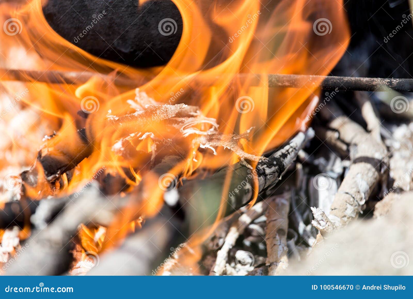 Fuoco da legna da ardere fotografia stock. Immagine di ustione - 100546670