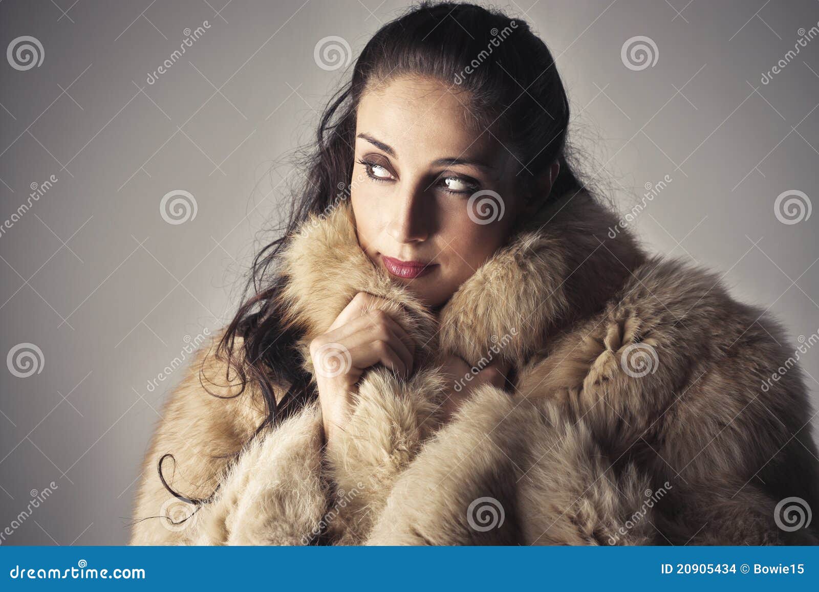 Fur stock photo. Image of dress, beautiful, clothes, portrait - 20905434