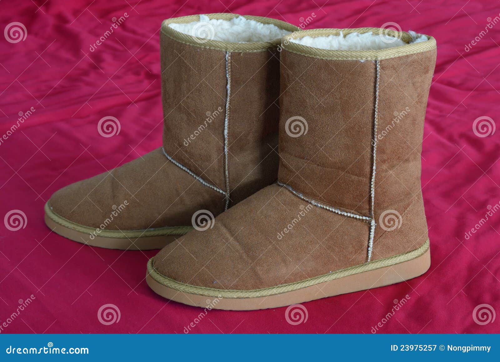 Fur Boots stock image. Image of artificial, cozy, snow - 23975257