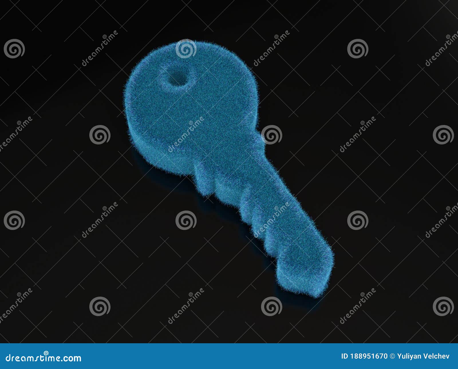 Fur key symbol stock illustration. Illustration of furry - 188951670