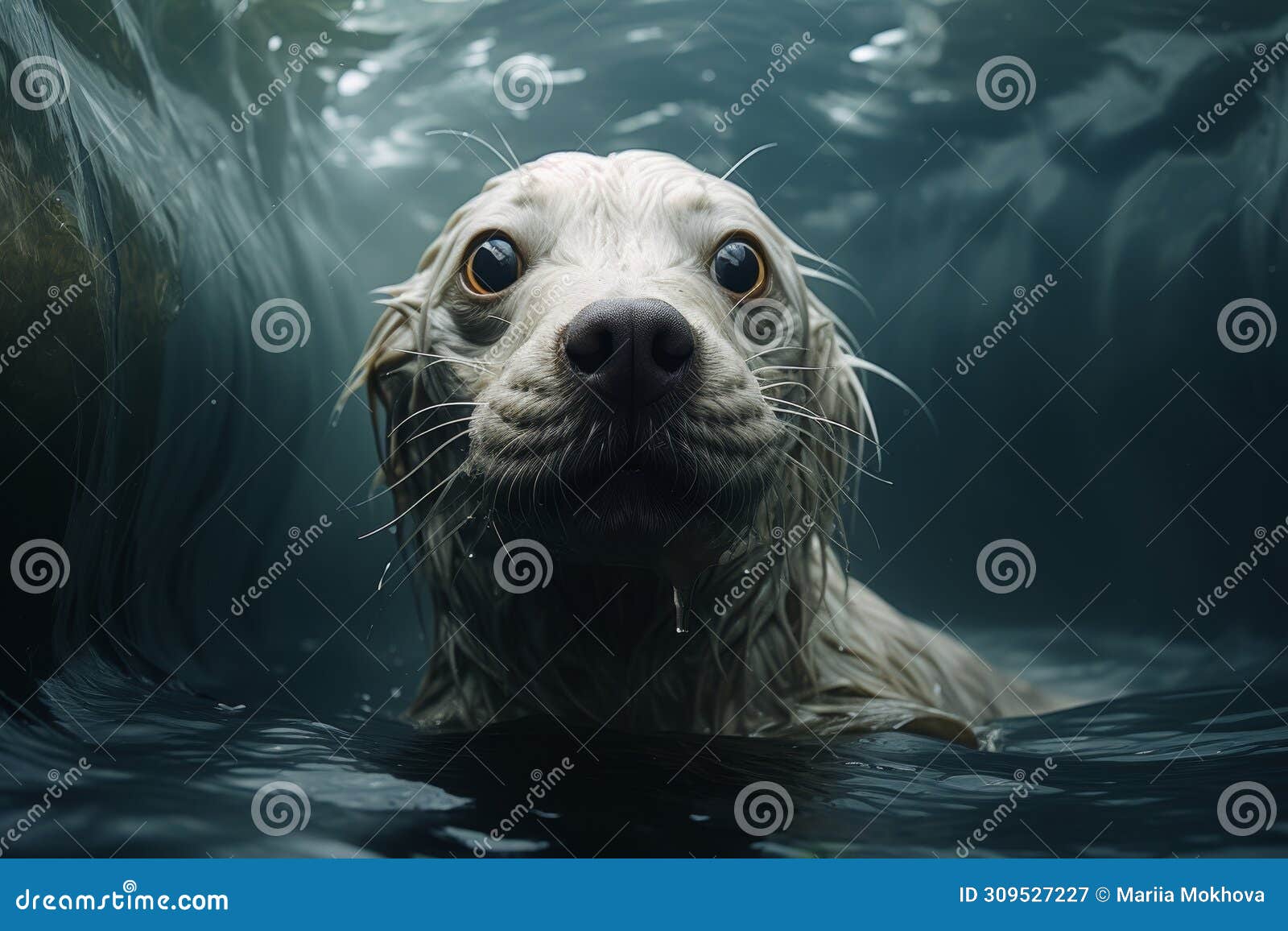 Fur Seal in Distress. Plastic Debris Kill Marine Animals and Causing ...