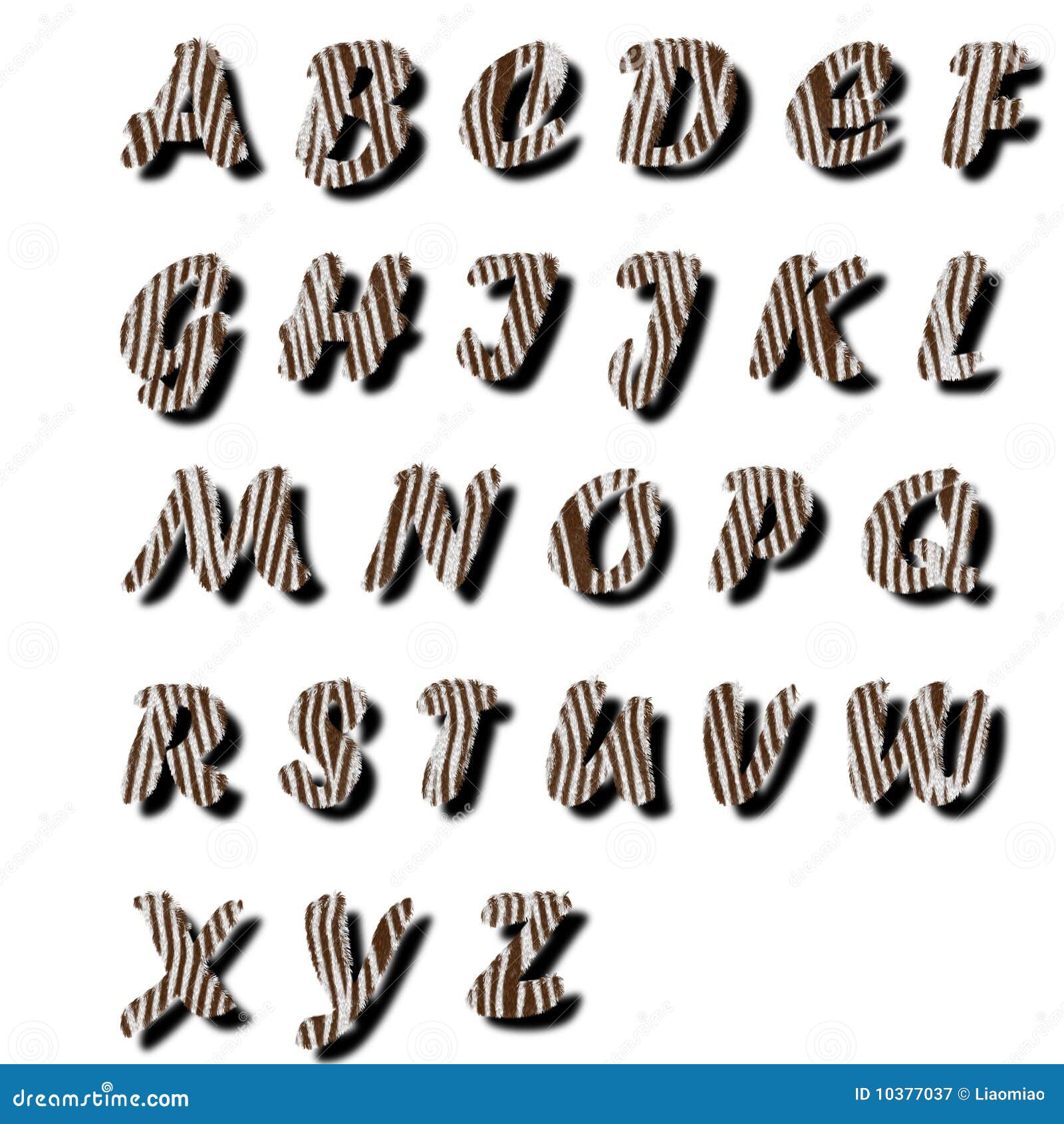 Fur text Alphabet stock illustration. Illustration of descriptive ...