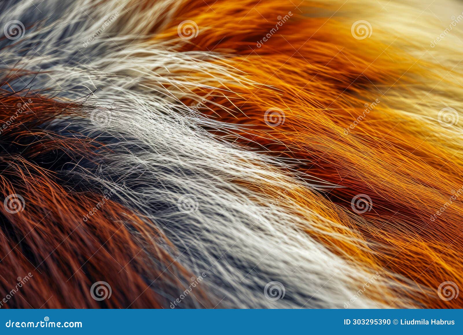 Fur Texture with Strands and Colors Stock Illustration - Illustration ...