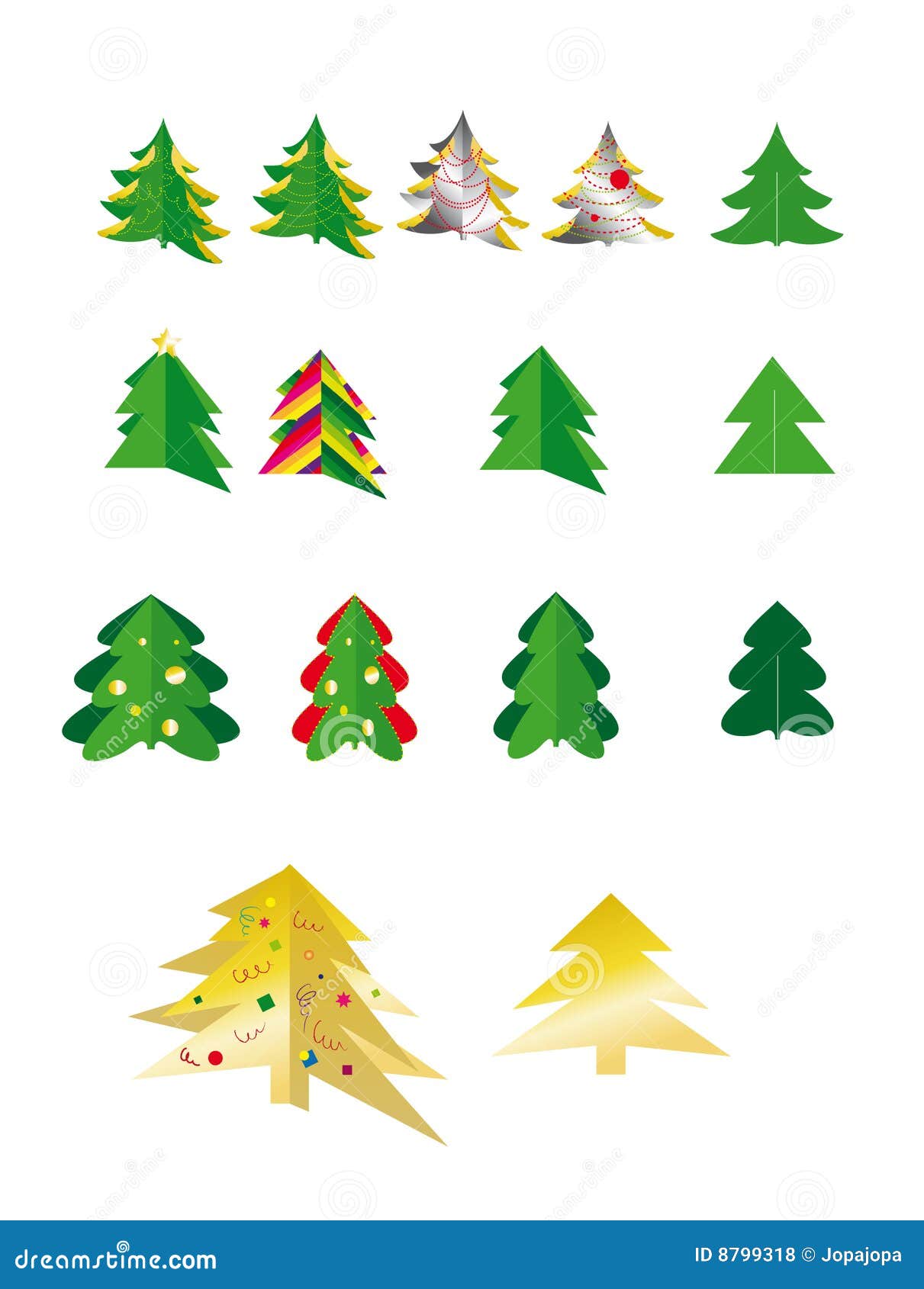 Fur-tree stock vector. Illustration of black, beautiful - 8799318