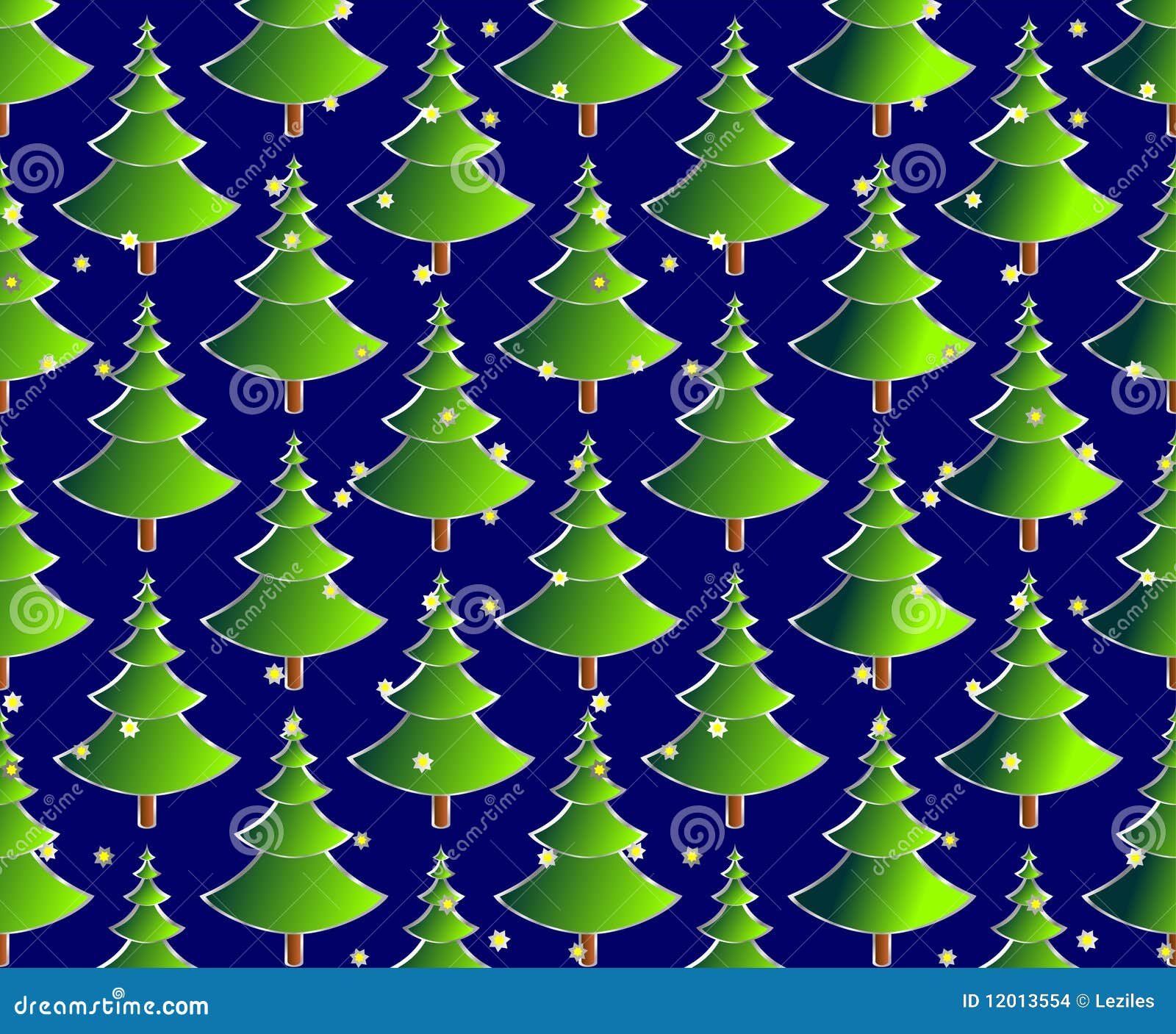 Fur-tree`s Seamless Pattern Stock Vector - Illustration of decoration ...