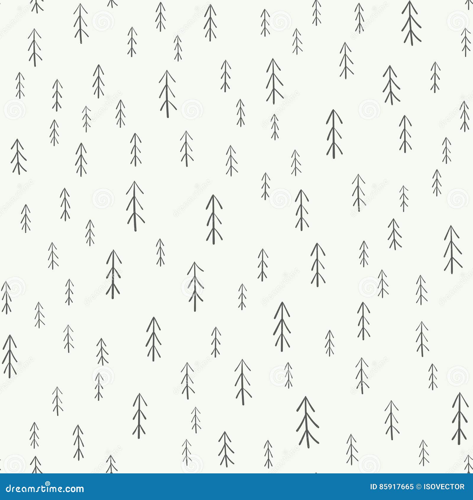 Fur-tree seamless pattern stock vector. Illustration of cold - 85917665