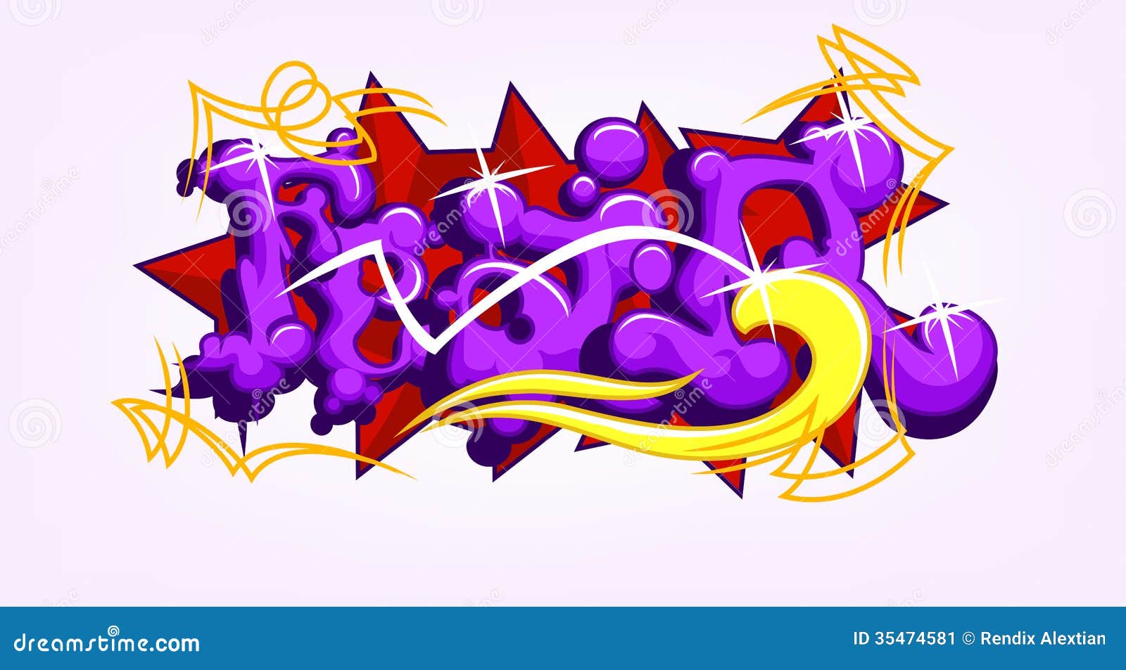 Furcht Art Graffiti stock abbildung. Illustration von furcht - 35474581