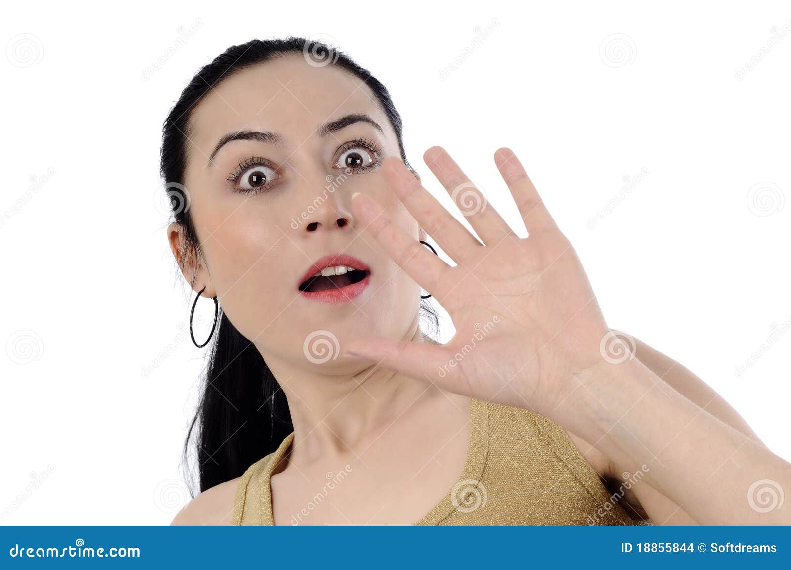 Furcht vor dem Zeuge stockfoto. Bild von phantasie, interesse - 18855844