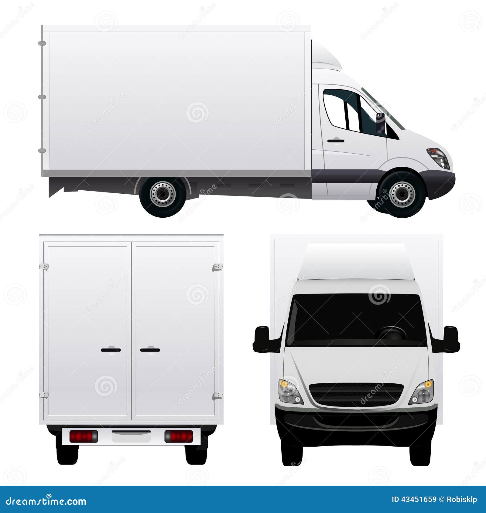 Furgone del carico illustrazione vettoriale. Illustrazione di ...