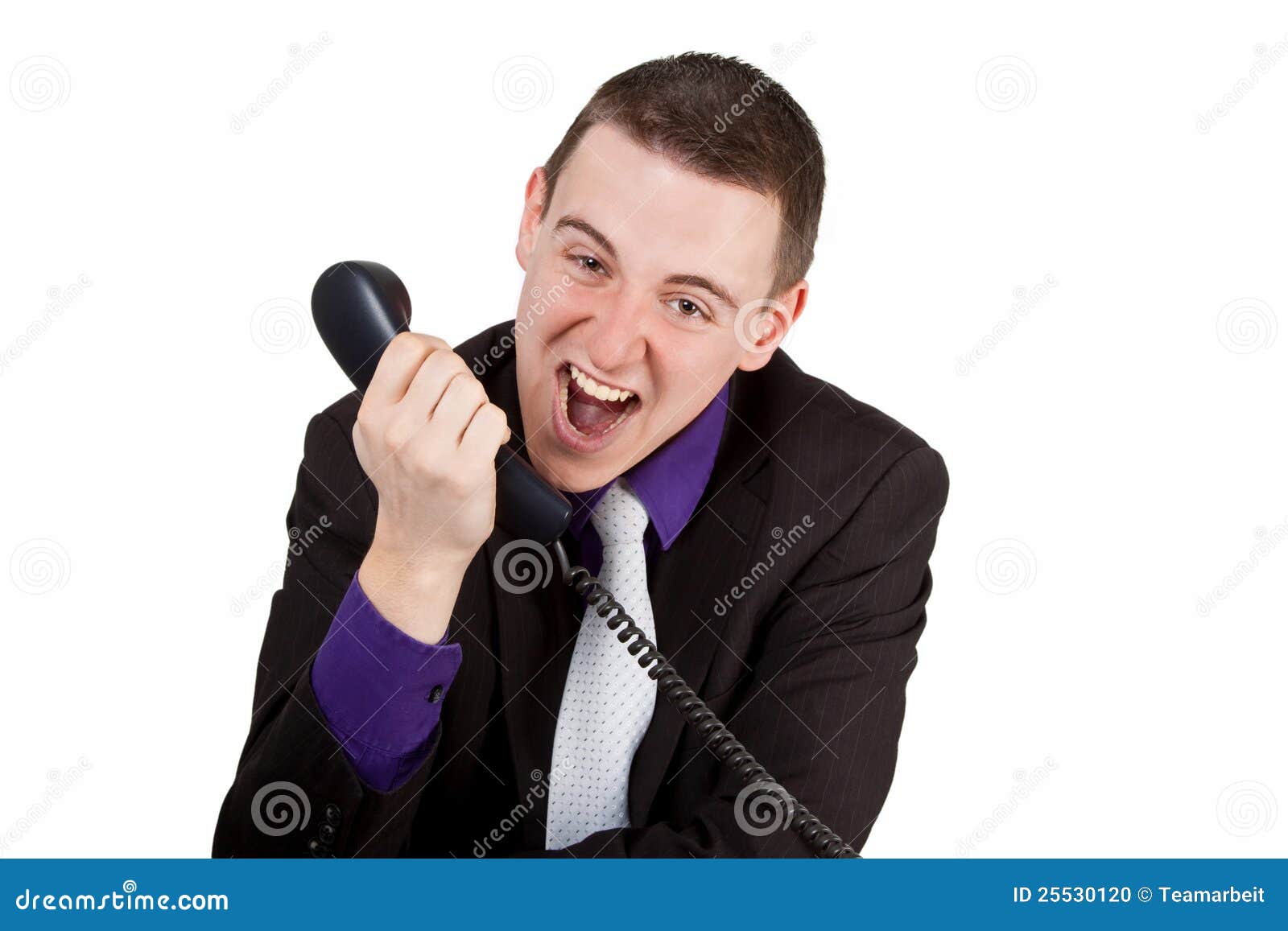 Furious stock photo. Image of hotline, shouting, screaming - 25530120