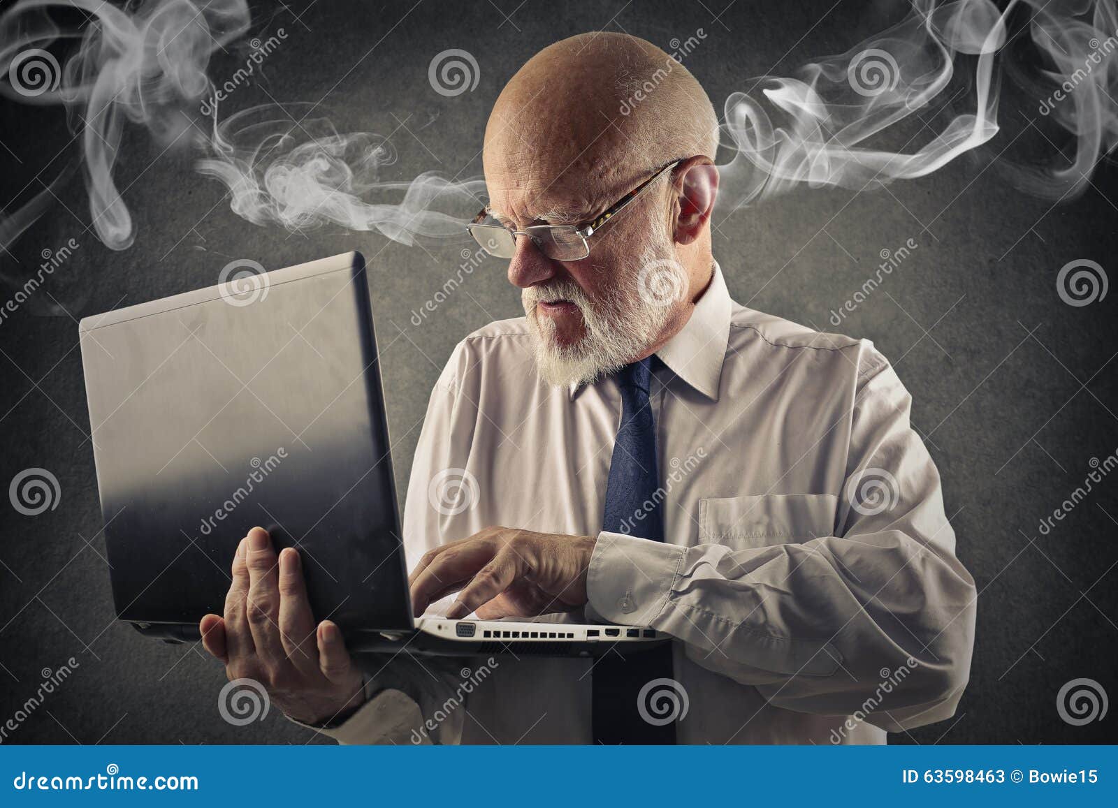 Furious man stock image. Image of broken, anger, notebook - 63598463