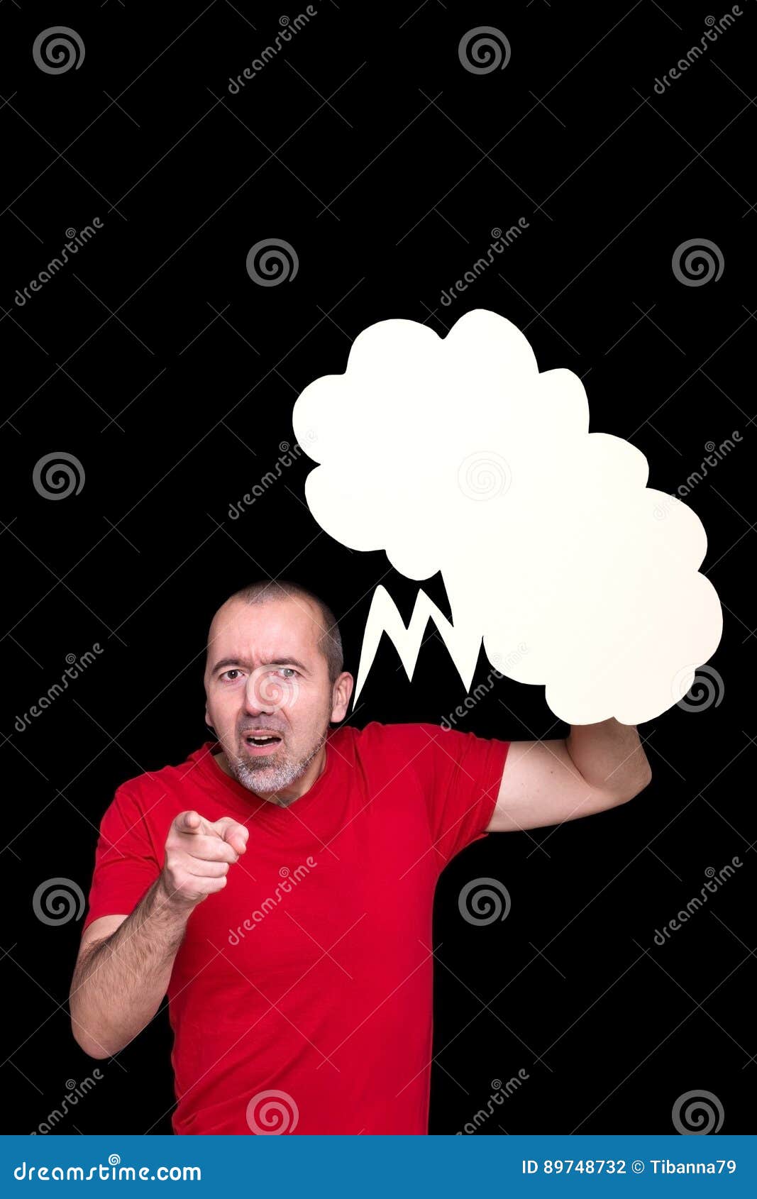 Furious man stock photo. Image of rage, intently, mischievous - 89748732