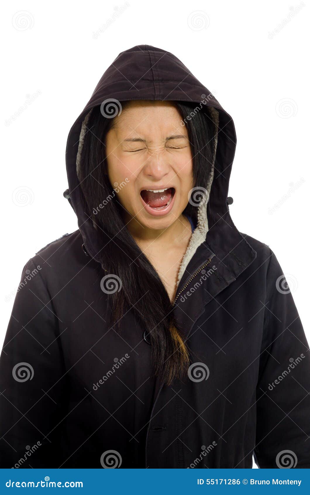 Furious model screaming stock photo. Image of screaming - 55171286