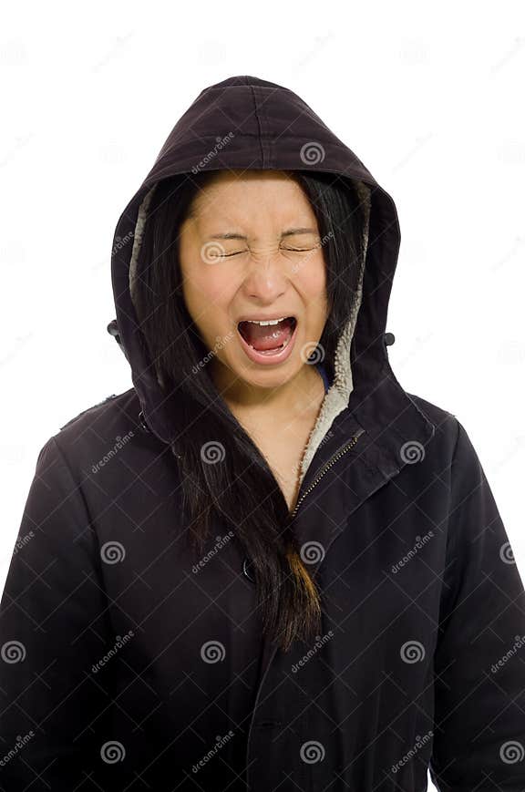 Furious model screaming stock photo. Image of screaming - 55171286