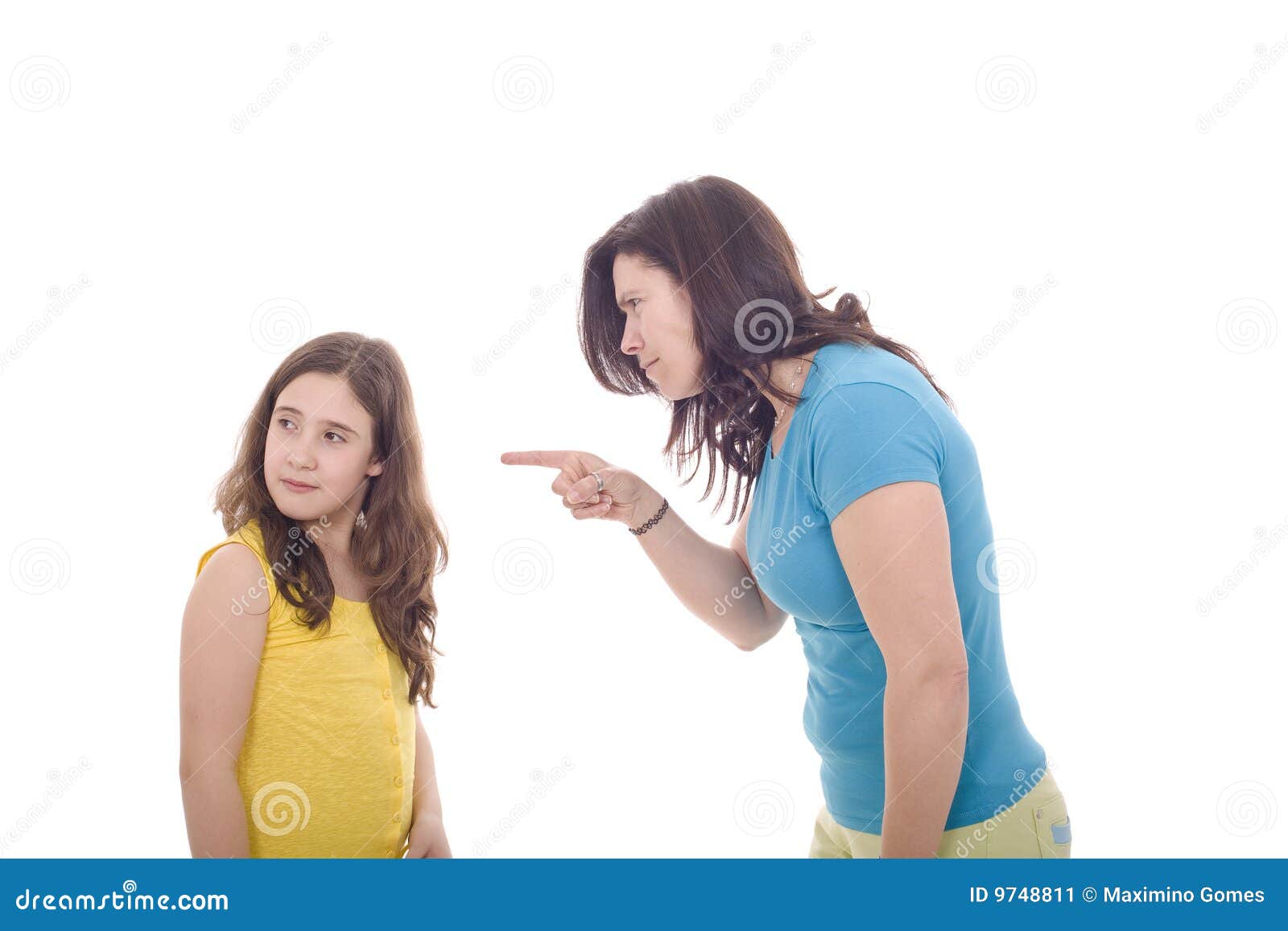 Furious mother stock image. Image of teen, scold, reprove - 9748811