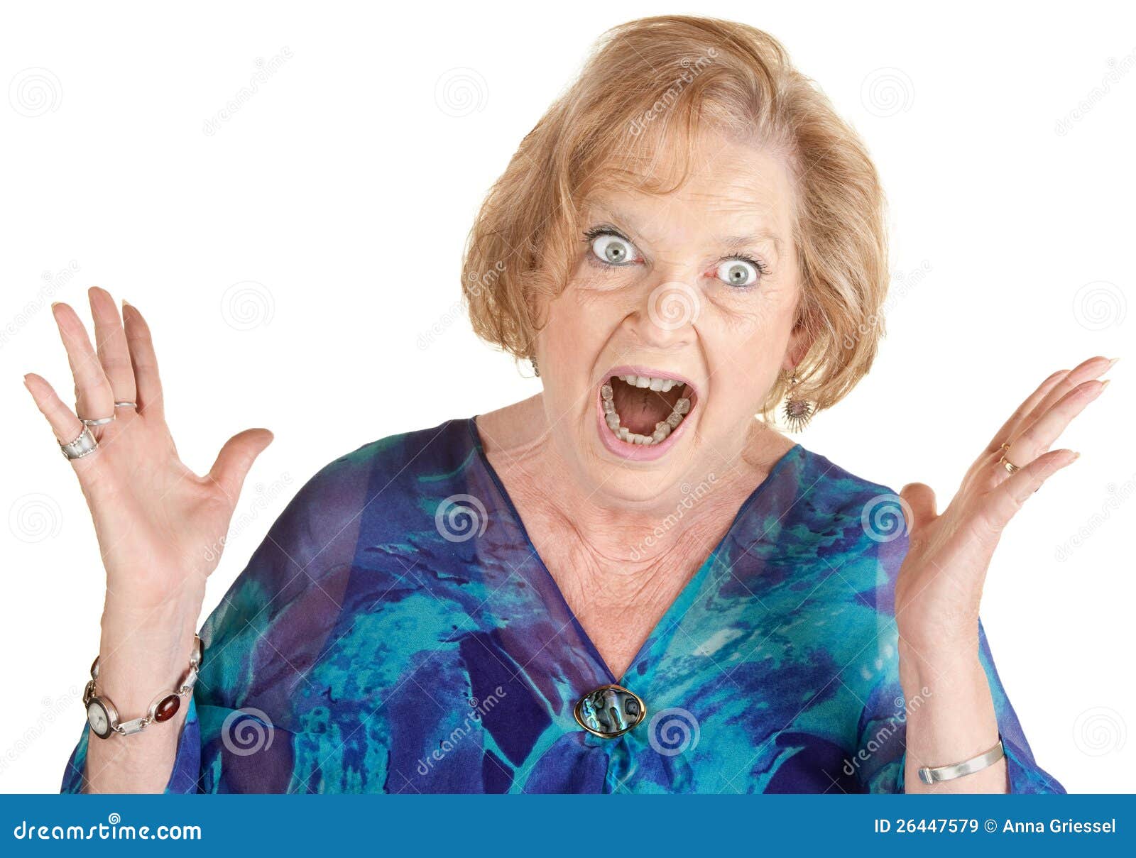 Furious Old Lady stock image. Image of frustrated, caucasian - 26447579