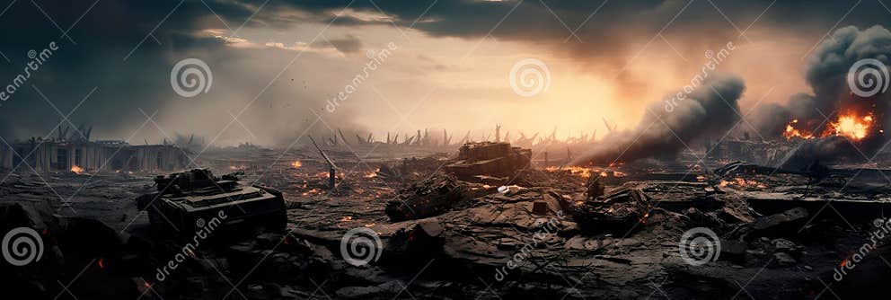 A Furious War with Destruction and Terrible Consequences . Generative ...