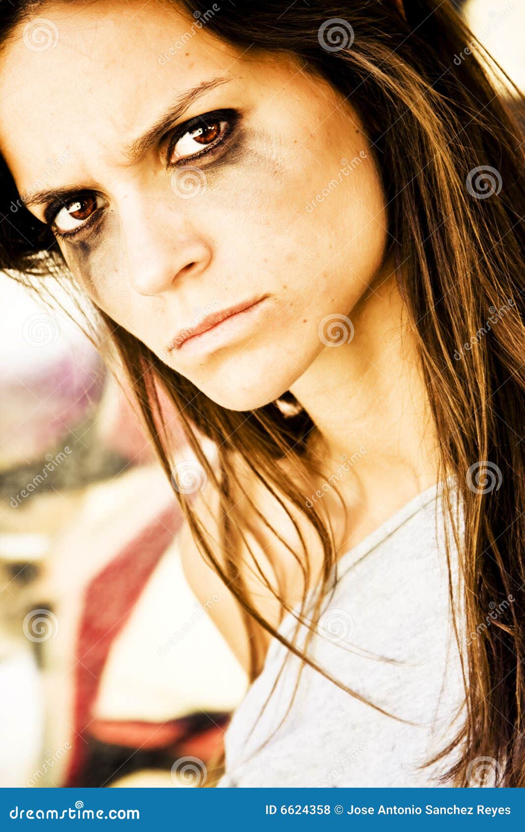 Furious woman stock photo. Image of expression, portrait - 6624358
