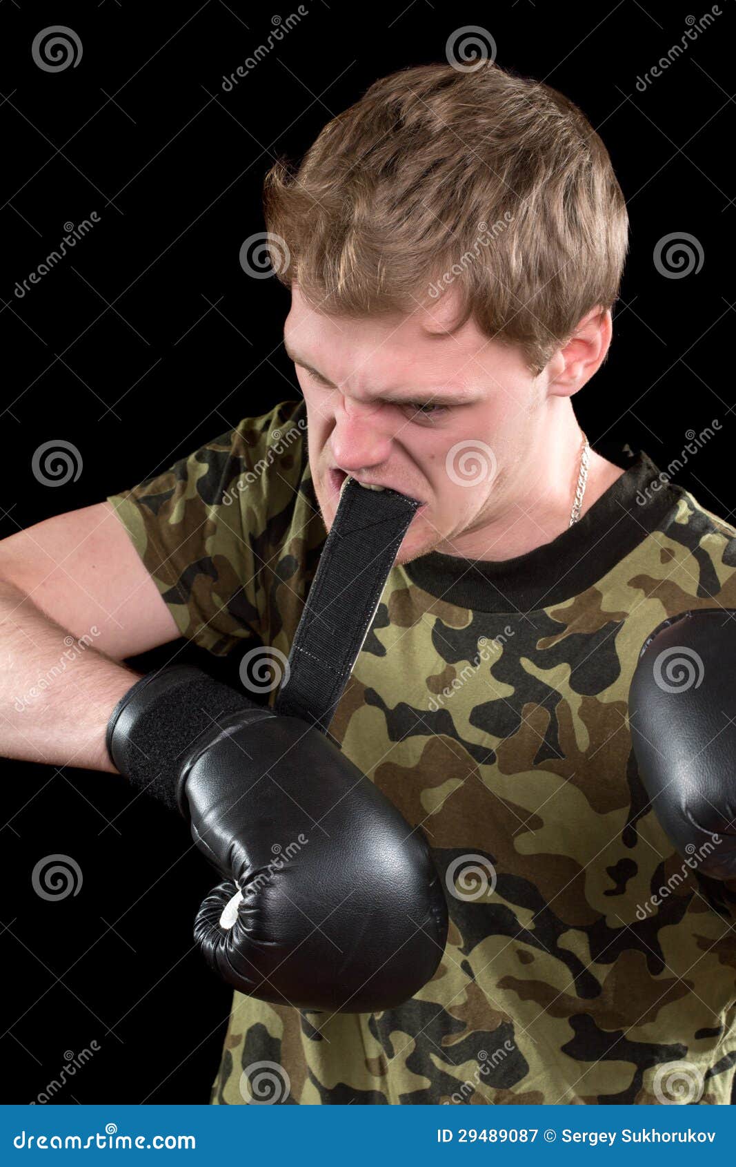 Furious young man stock image. Image of fighter, caucasian - 29489087